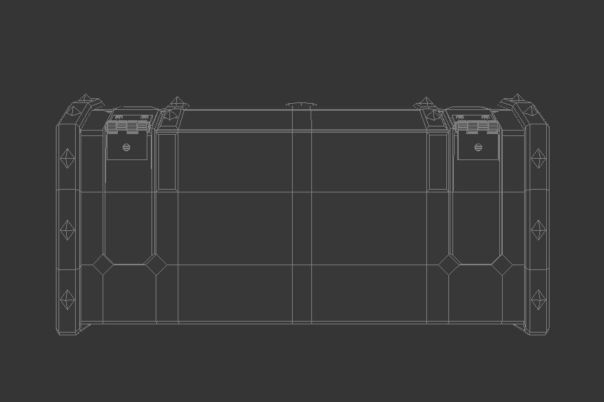 3D model 3D LOW POLY STYLIZED CRUSADER CHEST MODELLING VR / AR / low ...