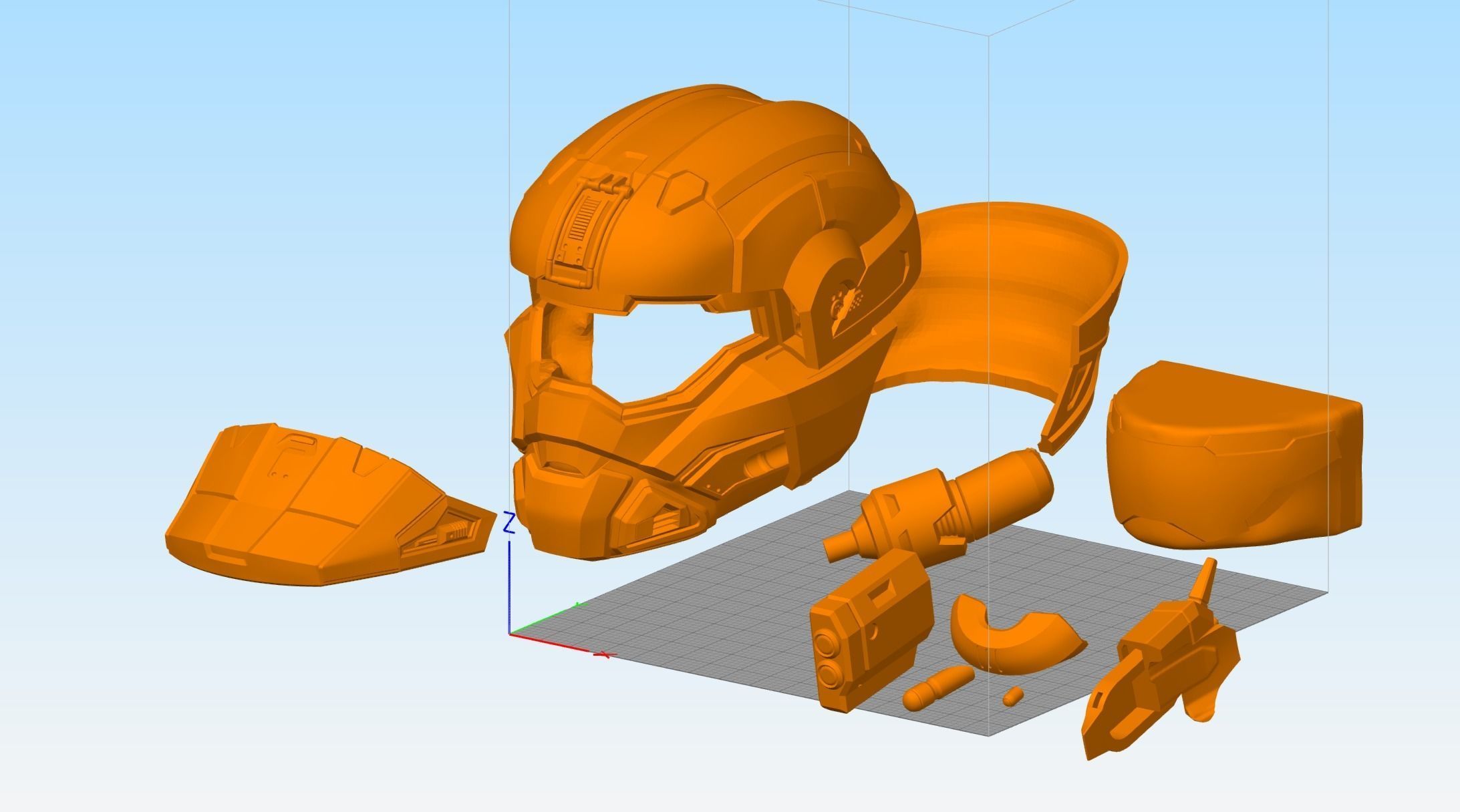 Commando helmet 3D print model 3D model 3D printable | CGTrader