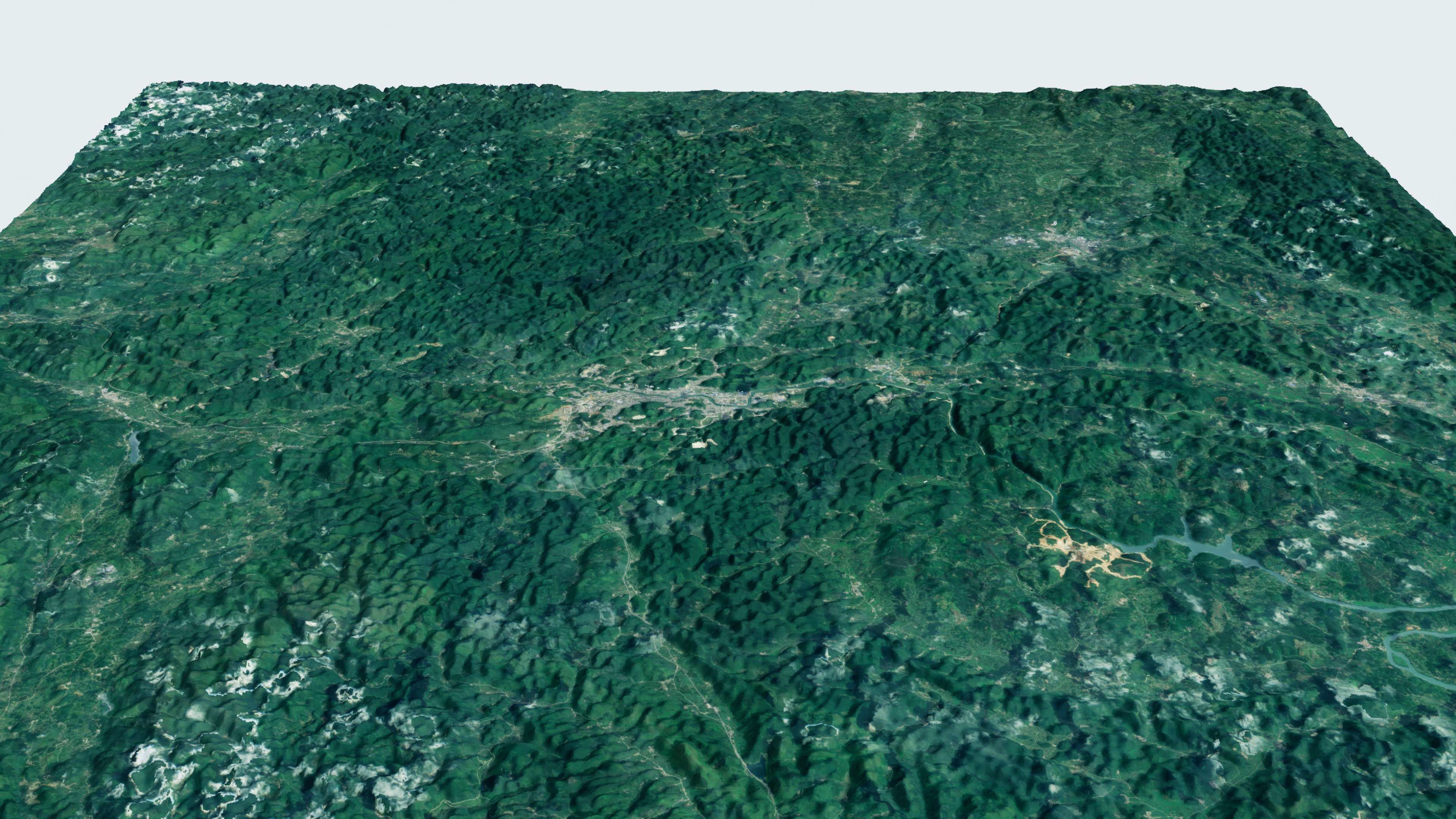 Hechi China City Landscape 3D Model 3D model | CGTrader