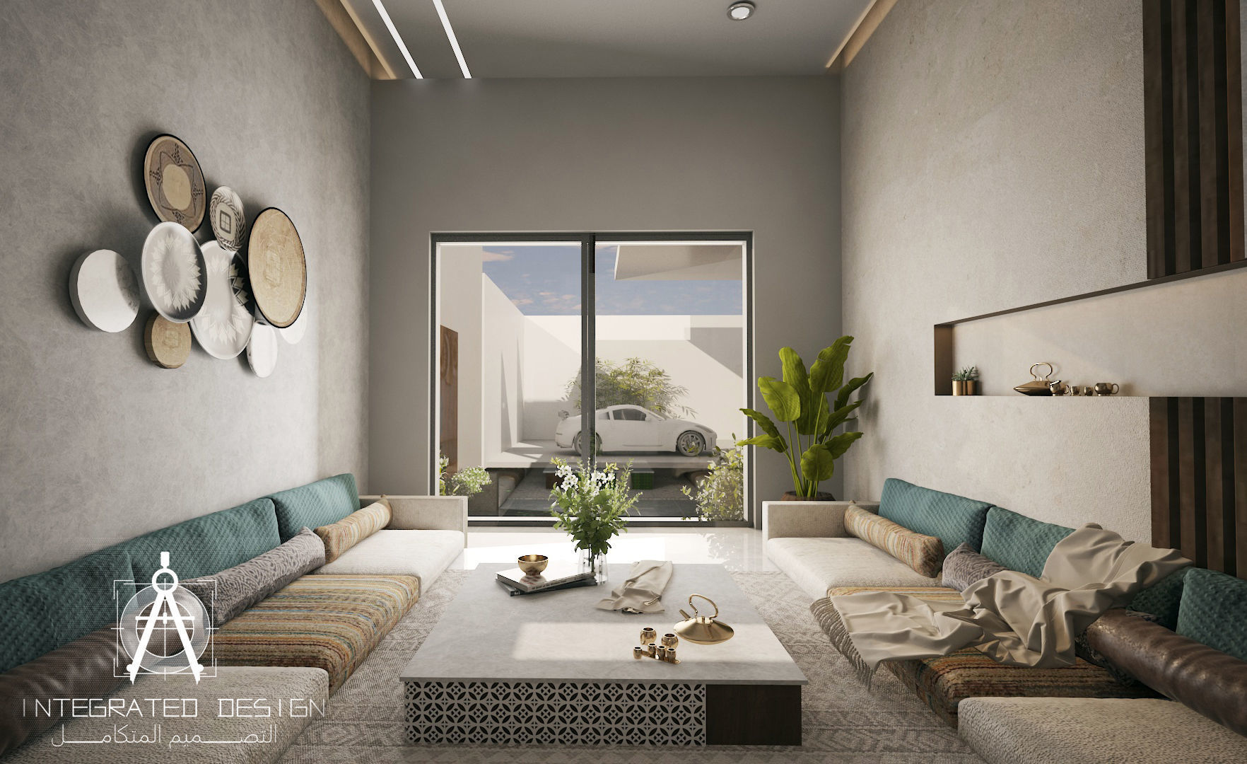 3D model traditional majlis - Living room VR / AR / low-poly | CGTrader