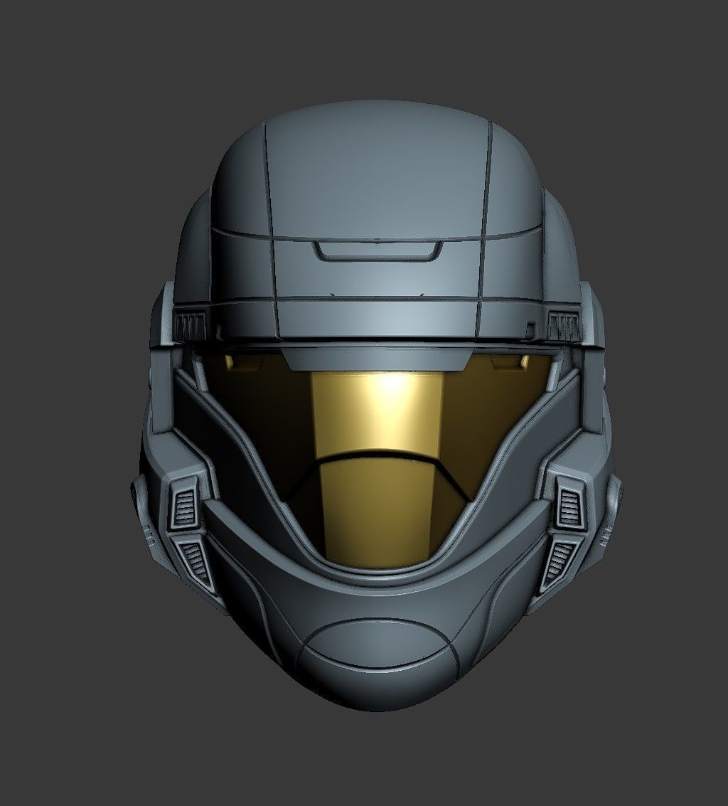 ODST Helmet 3D print file 3D model 3D printable | CGTrader