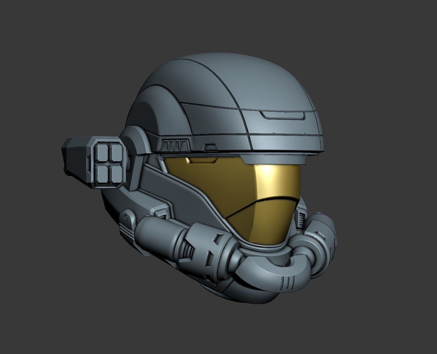 ODST Helmet 3D print file 3D model 3D printable | CGTrader