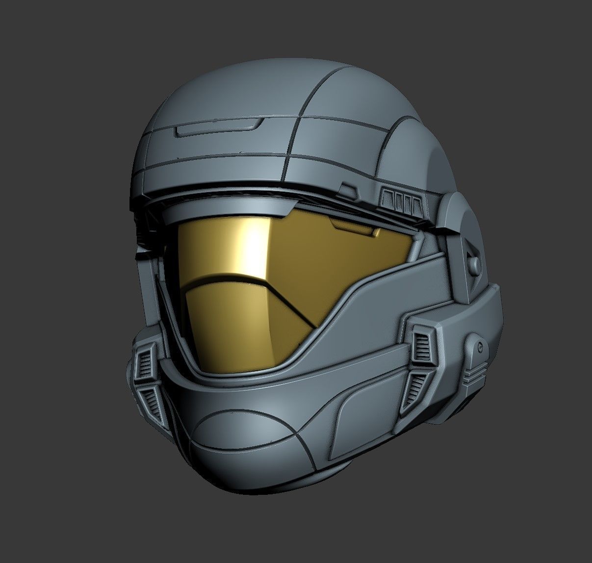 ODST Helmet 3D print file 3D model 3D printable | CGTrader