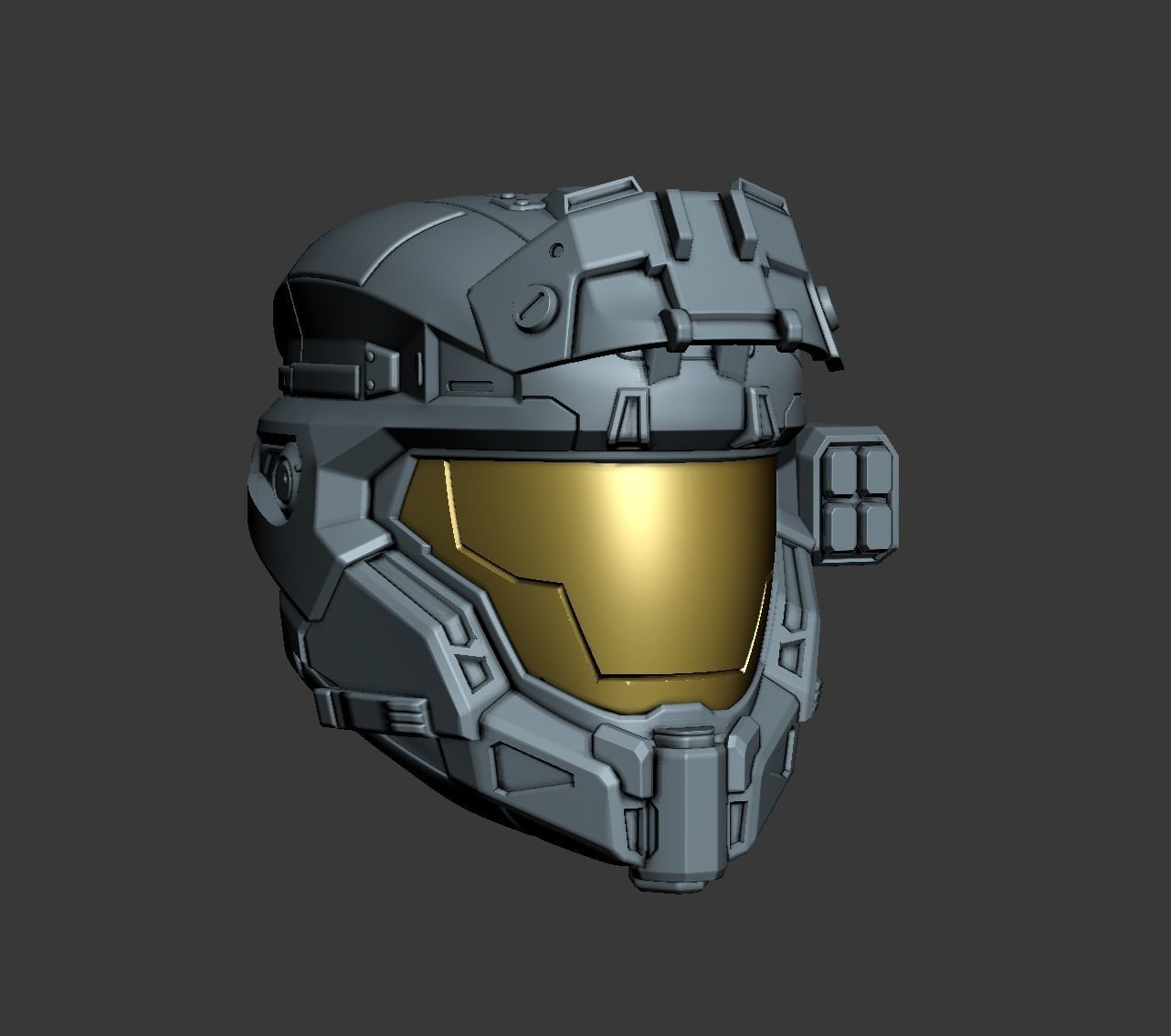 Operator Helmet 3D print file 3D model 3D printable | CGTrader