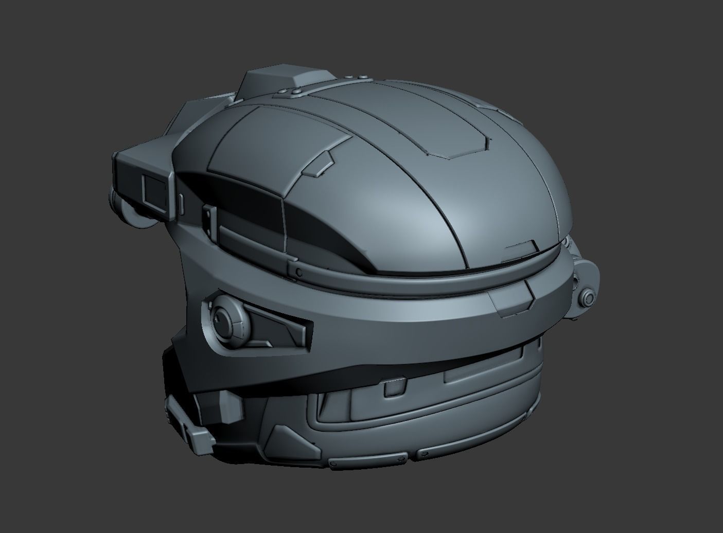 Operator Helmet 3D print file 3D model 3D printable | CGTrader