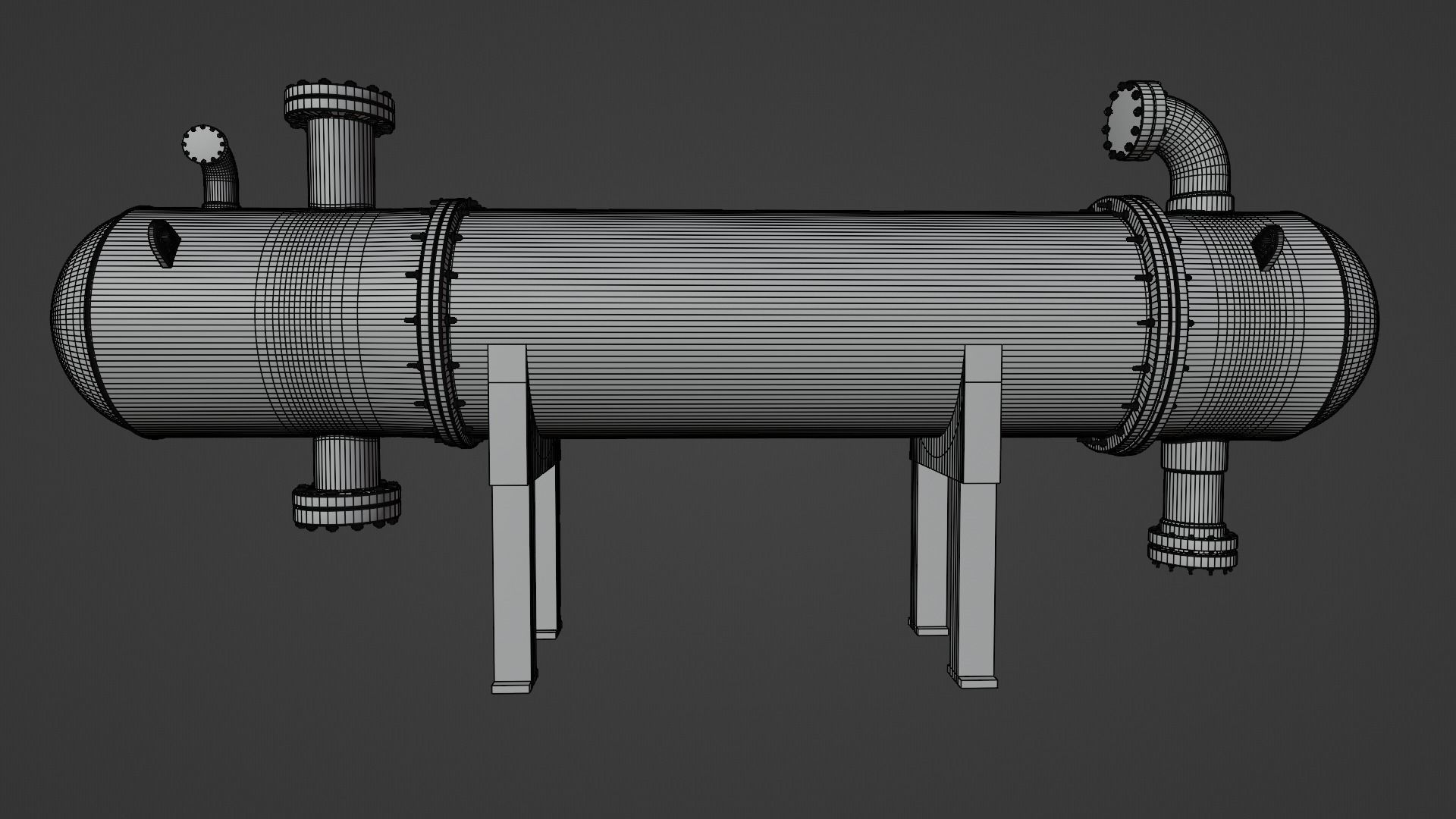 Heat Exchanger - Full Detail 3D model | CGTrader