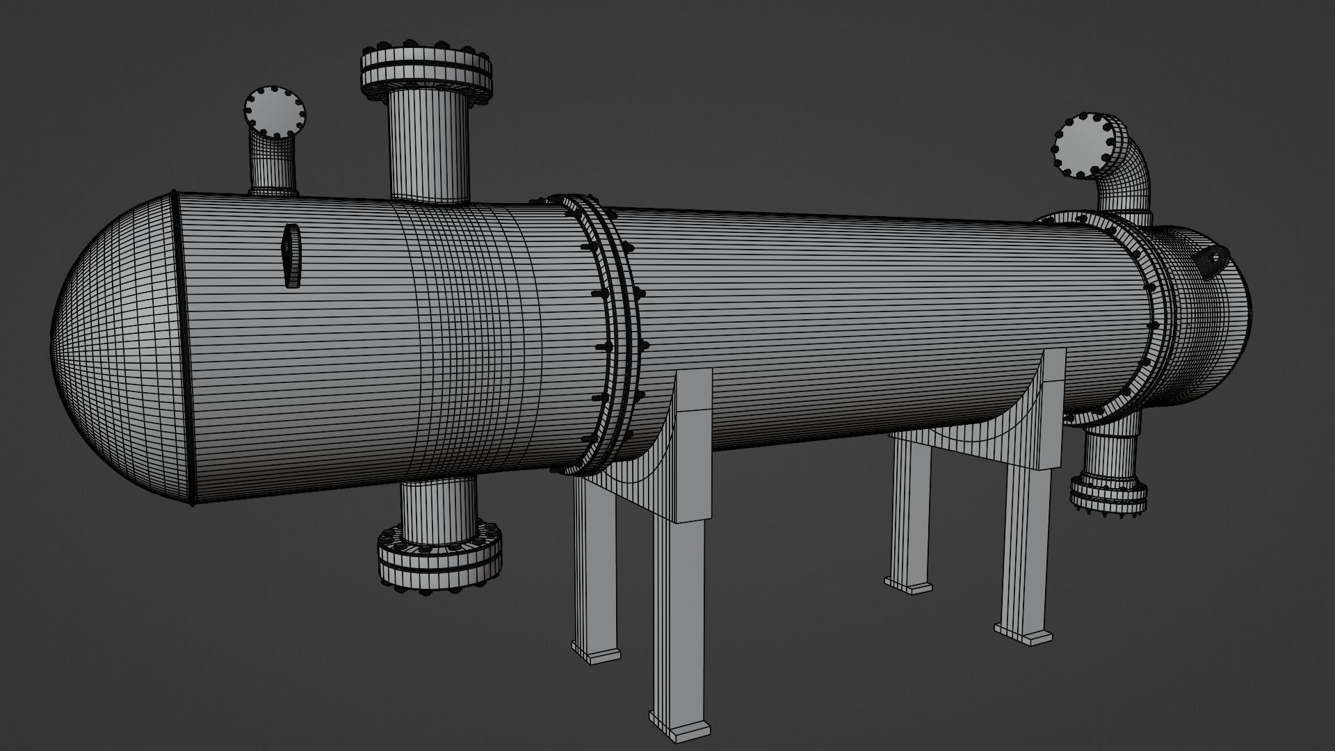 Heat Exchanger - Full Detail 3D model | CGTrader