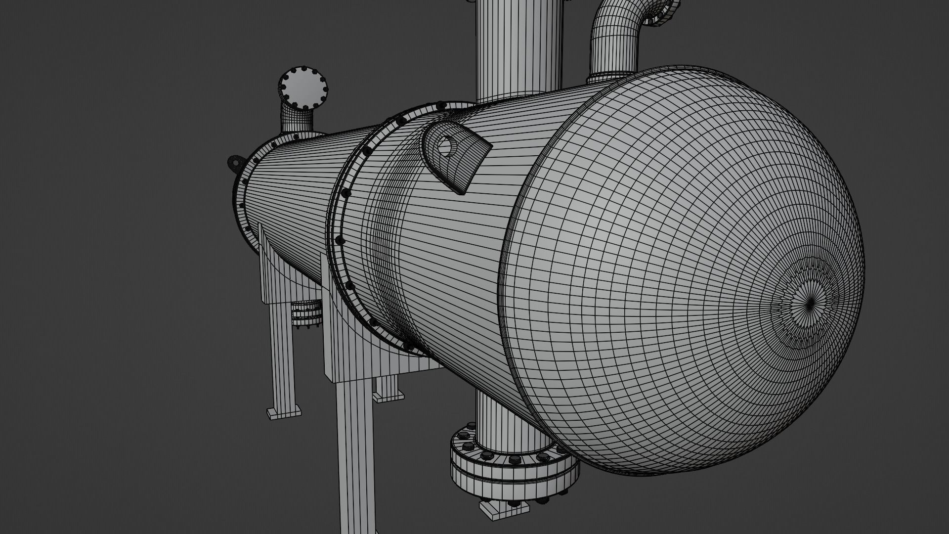 Heat Exchanger - Full Detail 3D model | CGTrader