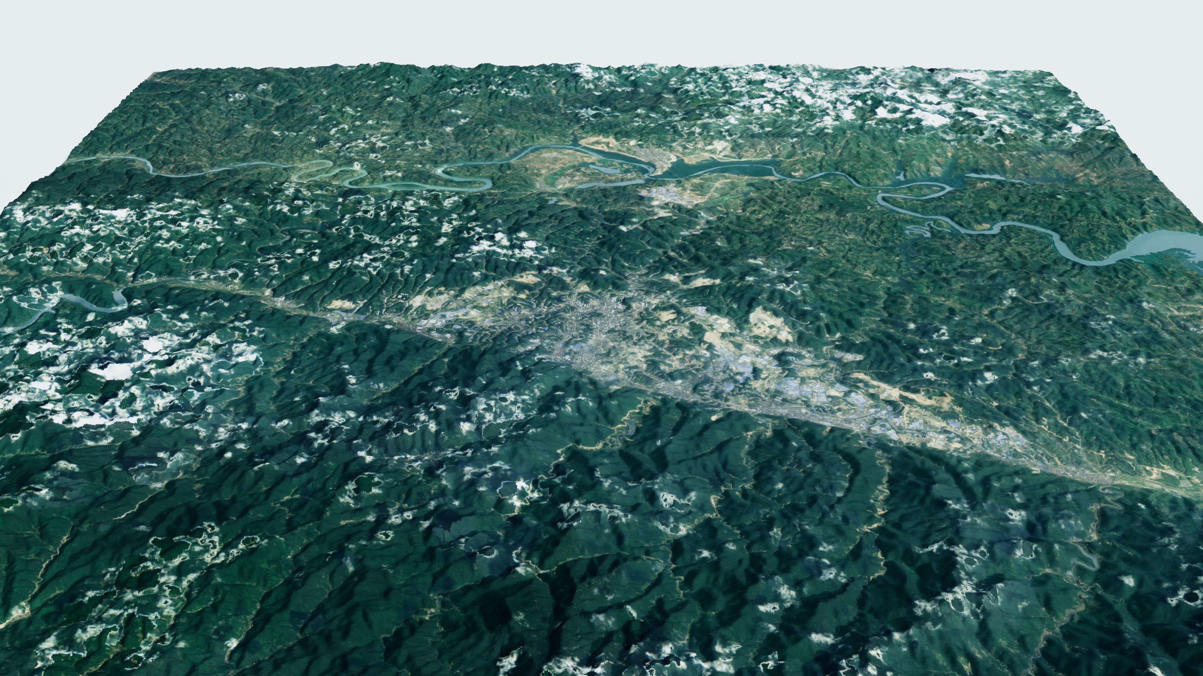 Shiyan China City Landscape 3D Model 3D model | CGTrader