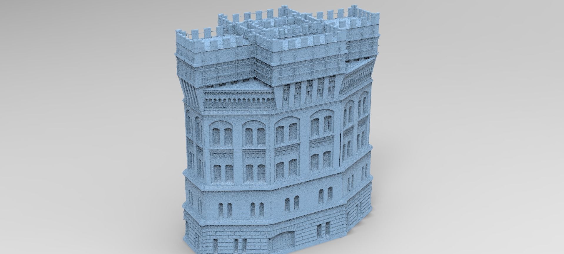 Medieval Library Tower 3 3D model | CGTrader
