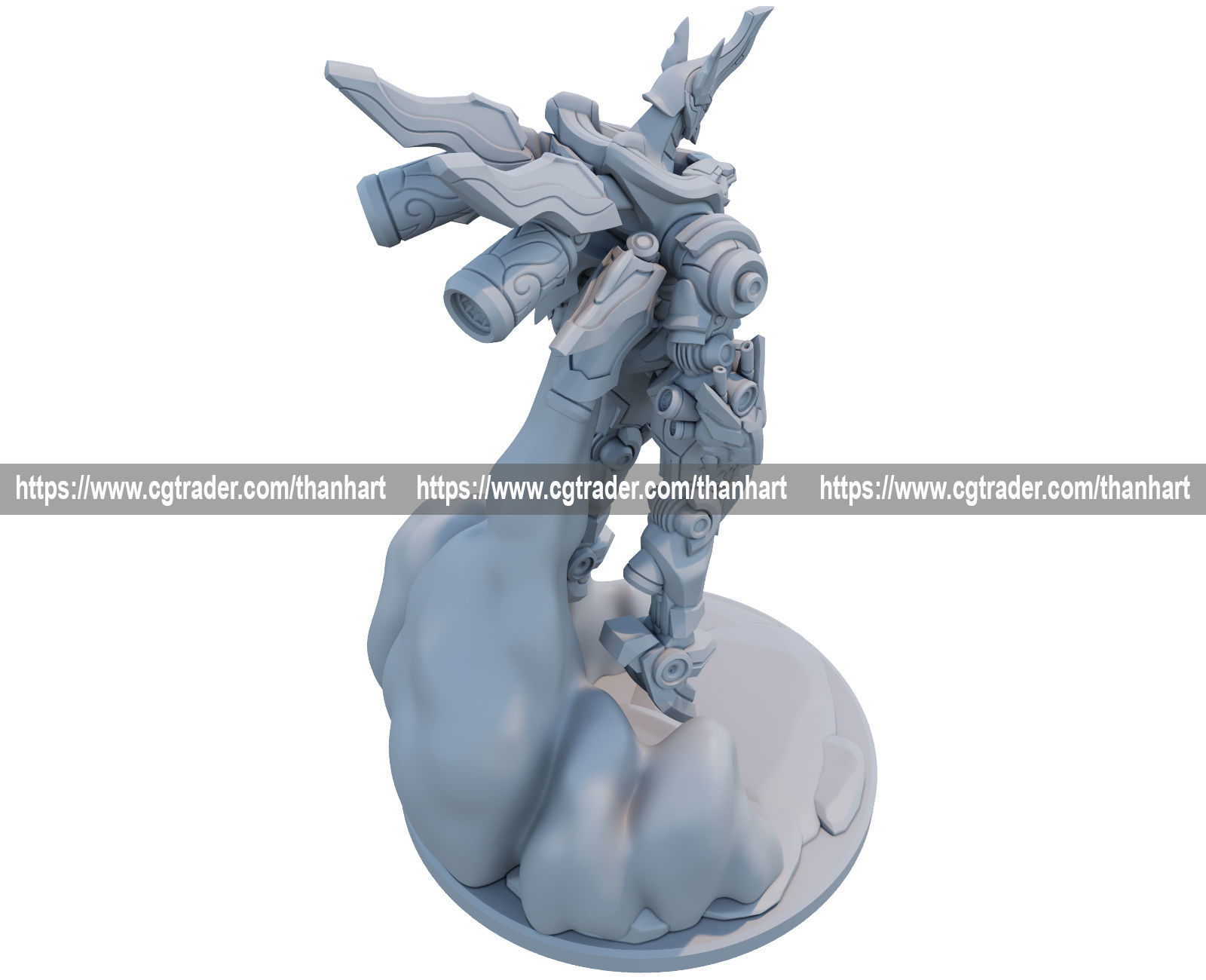Sett Mecha Kingdom 3D print model League of Legends 3D model 3D ...