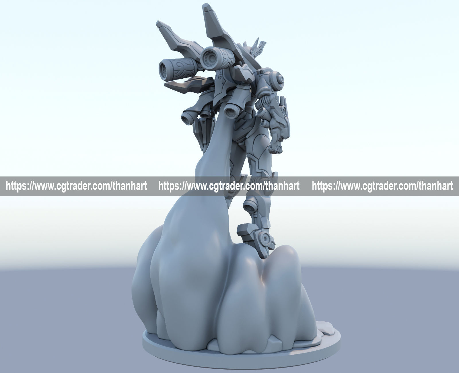 Sett Mecha Kingdom 3D print model League of Legends 3D model 3D ...