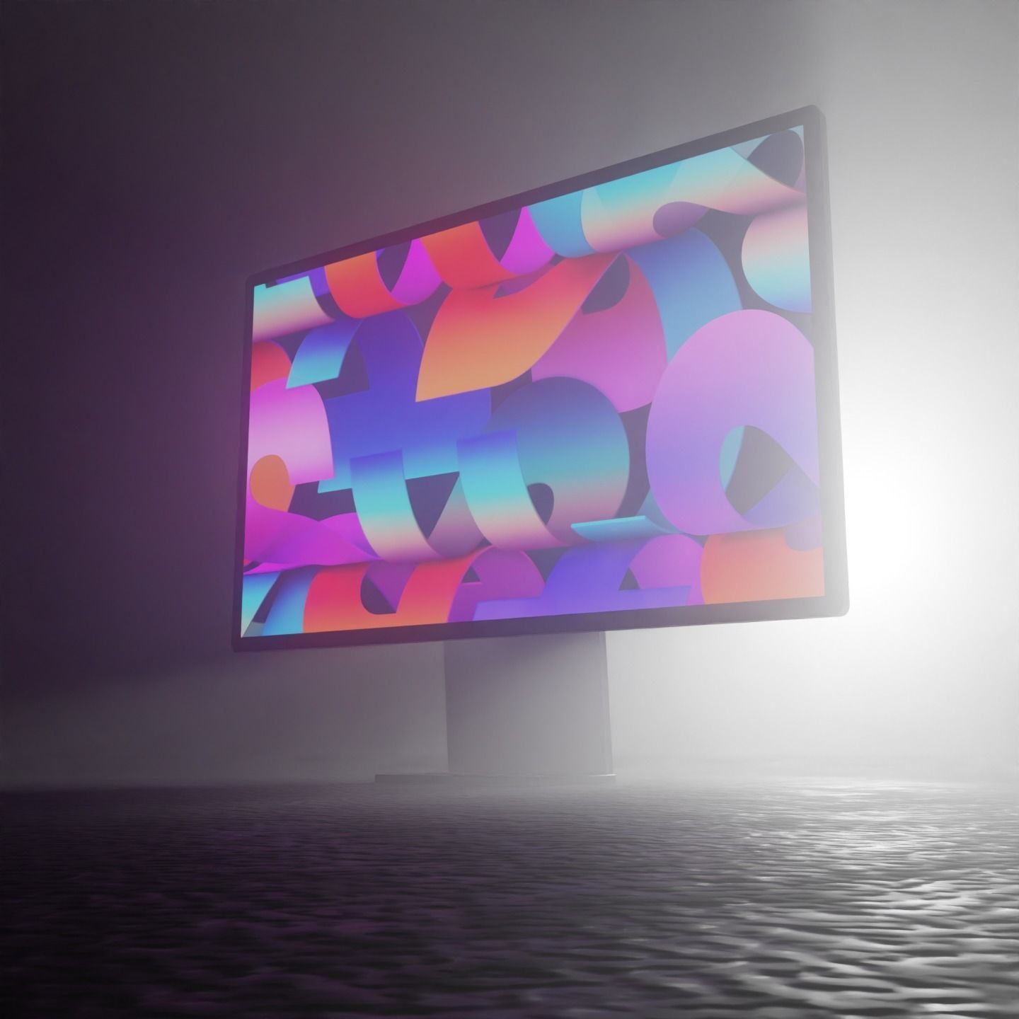 Apple Mac Studio Display free 3D model rigged | CGTrader