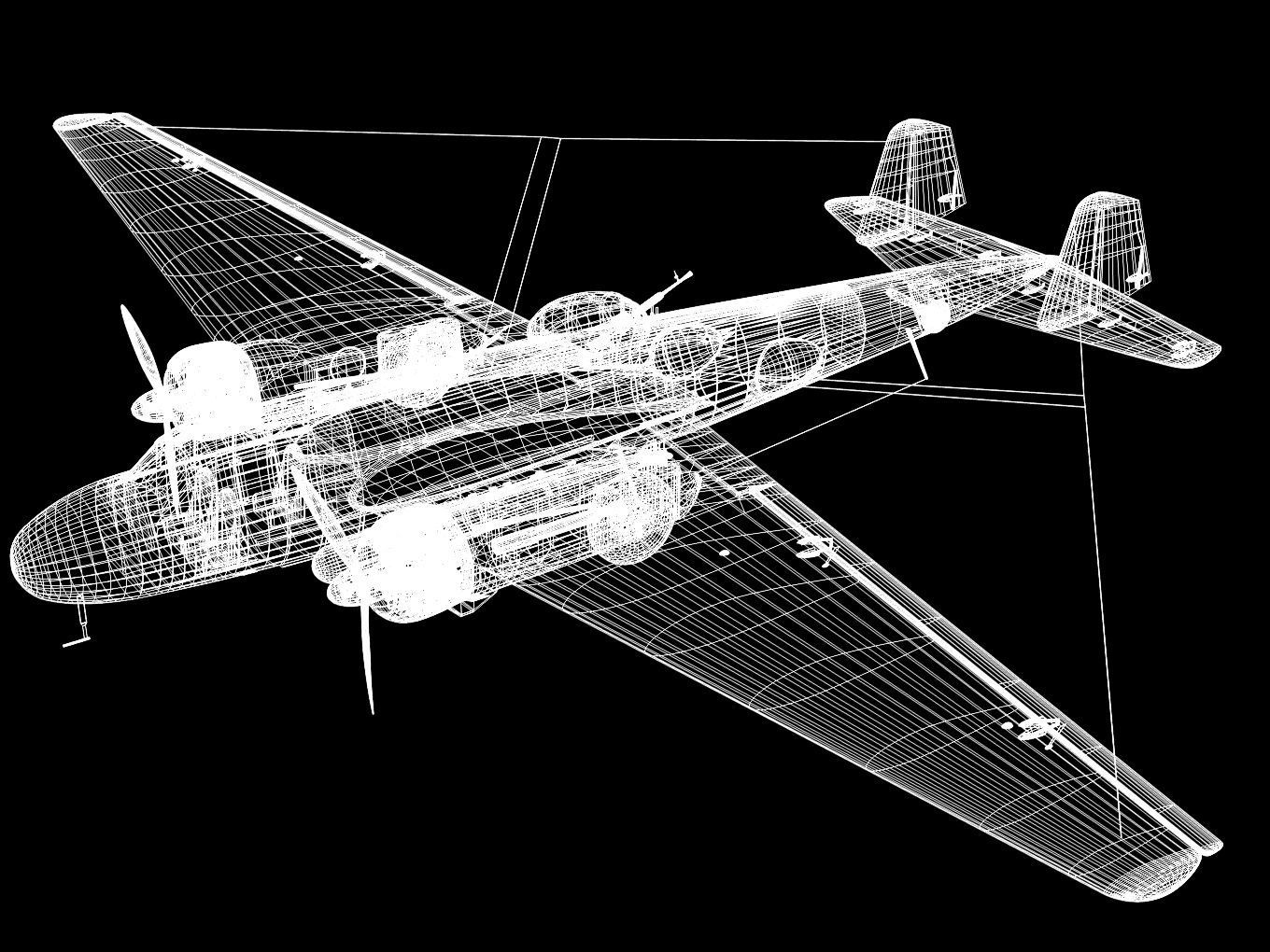 Mitsubishi G3M Nell Type22 3D model | CGTrader