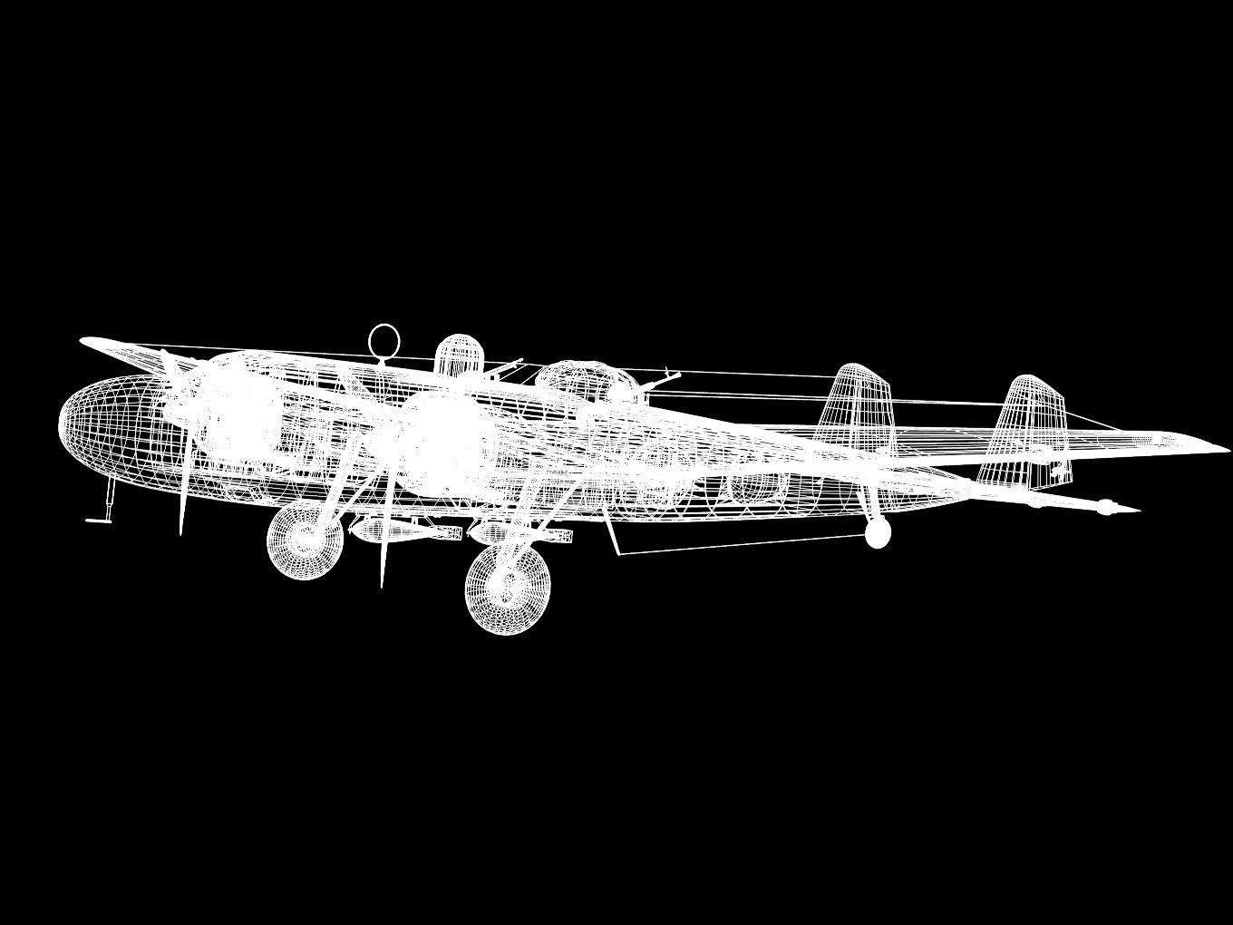 Mitsubishi G3M Nell Type23 3D model | CGTrader