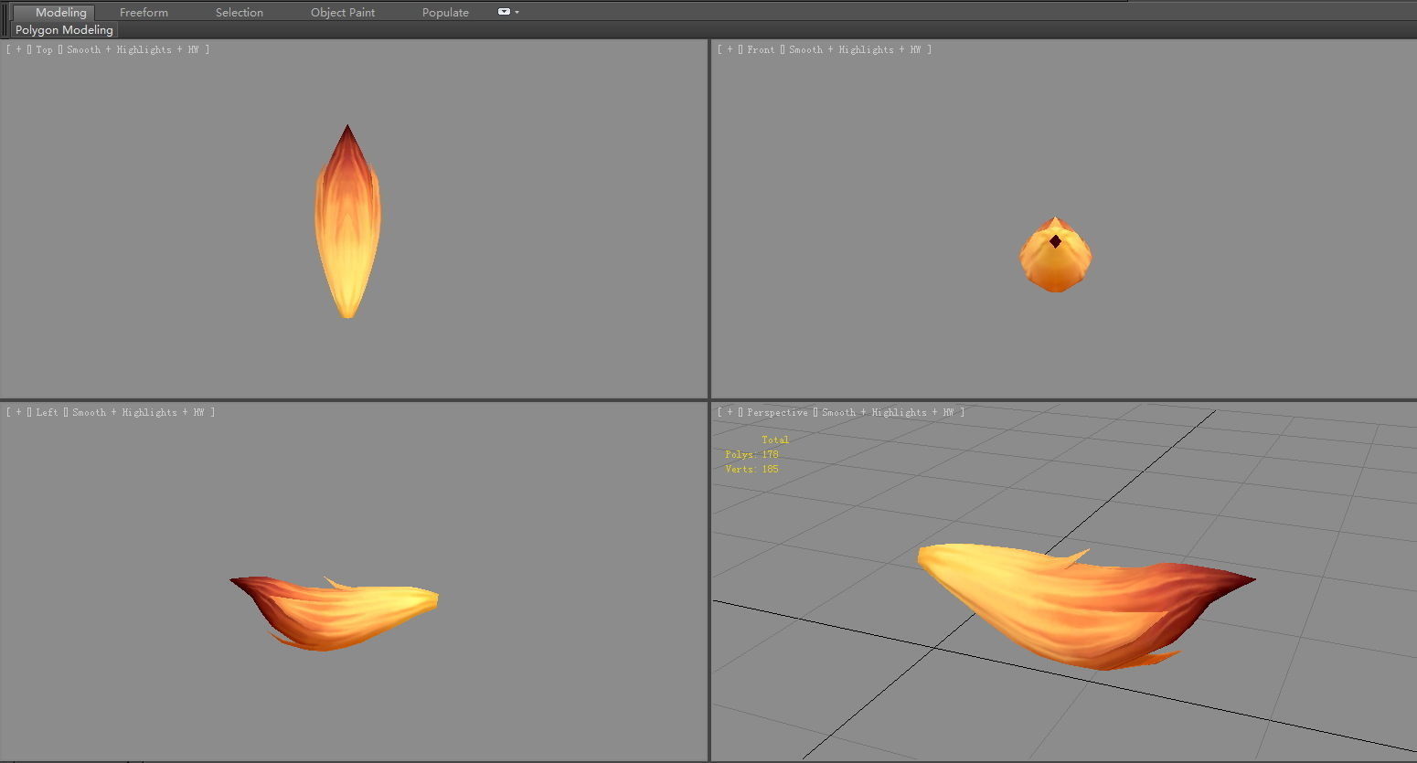 3D model Cartoon fox tail VR / AR / low-poly | CGTrader