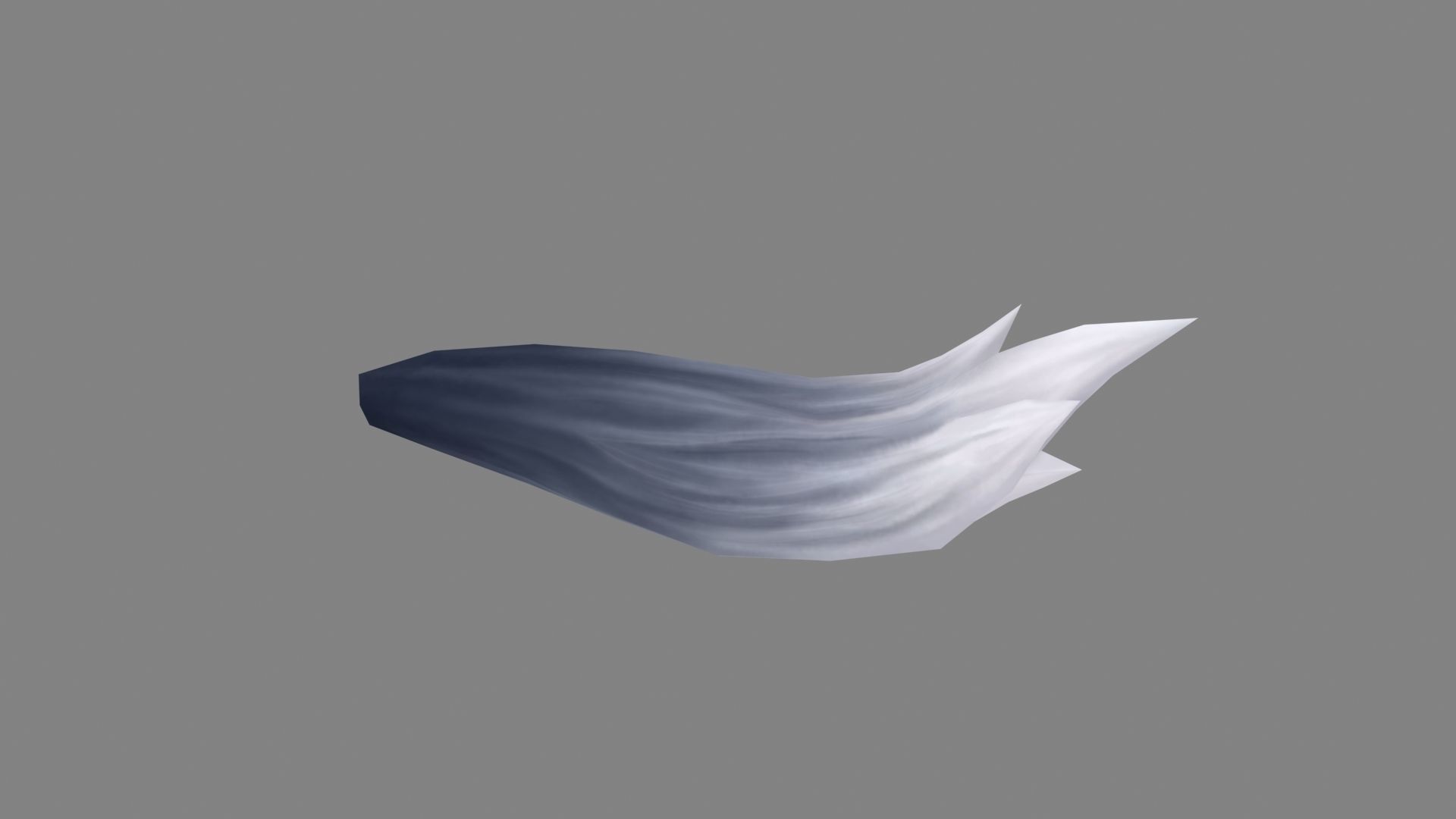 3D model Cartoon wolf tail - grey VR / AR / low-poly | CGTrader