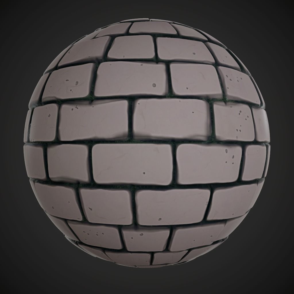 10 Stylized PBR Seamless Stone Brick Textures Texture | CGTrader