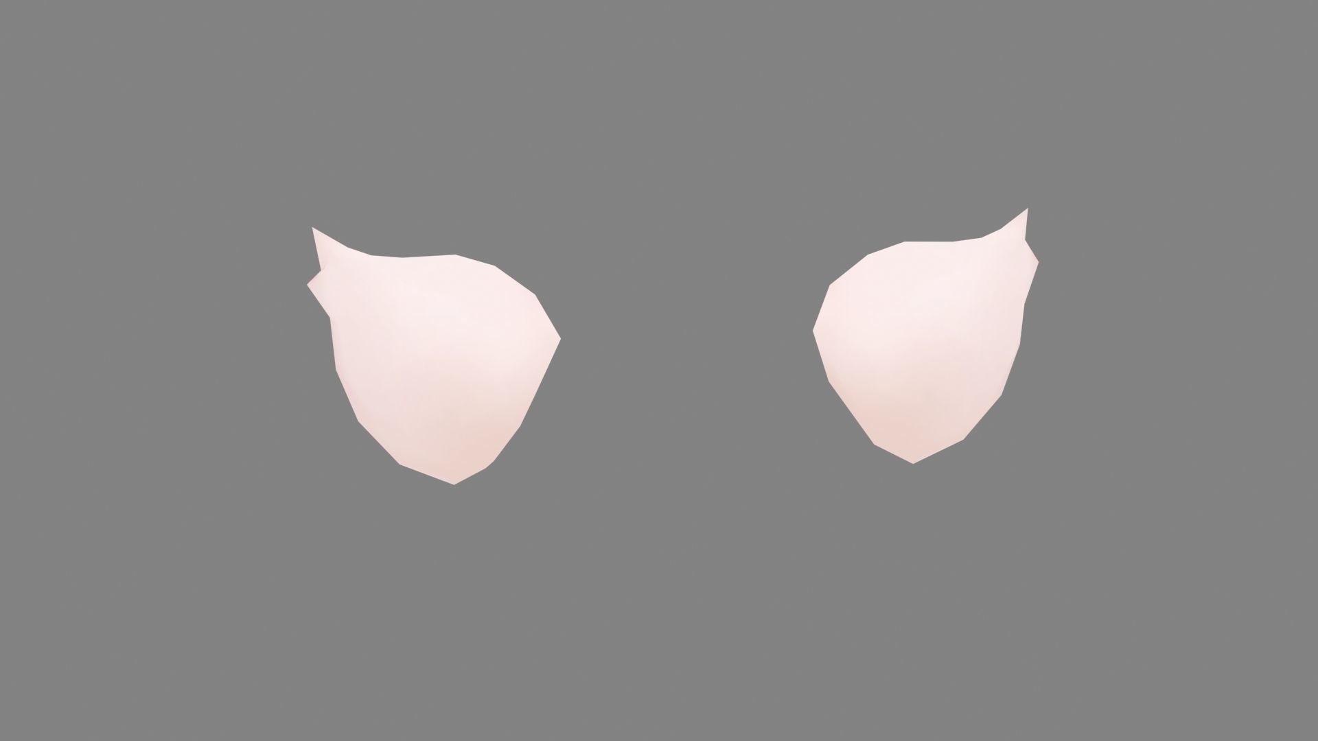 3D model Cartoon rabbit ears - head decoration VR / AR / low-poly ...