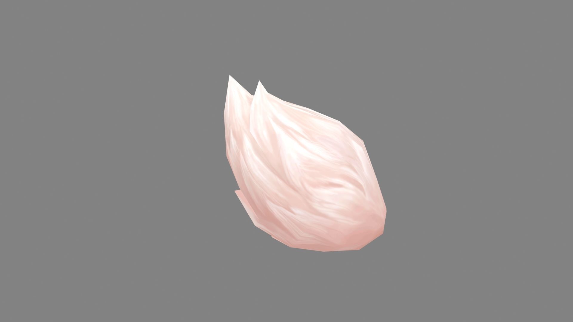3D model Cartoon rabbit tail VR / AR / low-poly | CGTrader