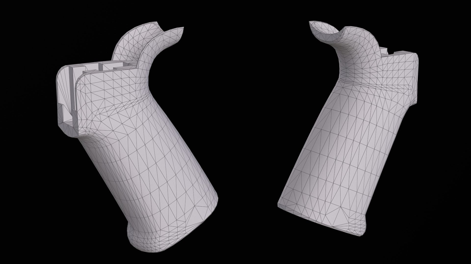 3D model Magpul MOE pistol grip ar15 m4 VR / AR / low-poly | CGTrader