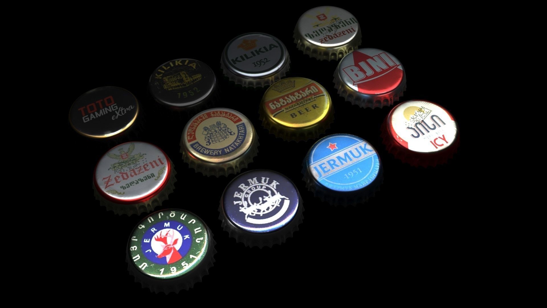 Bottle Caps 3D model | CGTrader