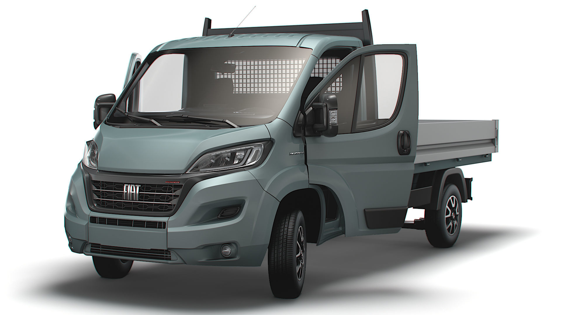 Fiat Ducato SingleCab Tipper HQInterior 2023 3D model | CGTrader