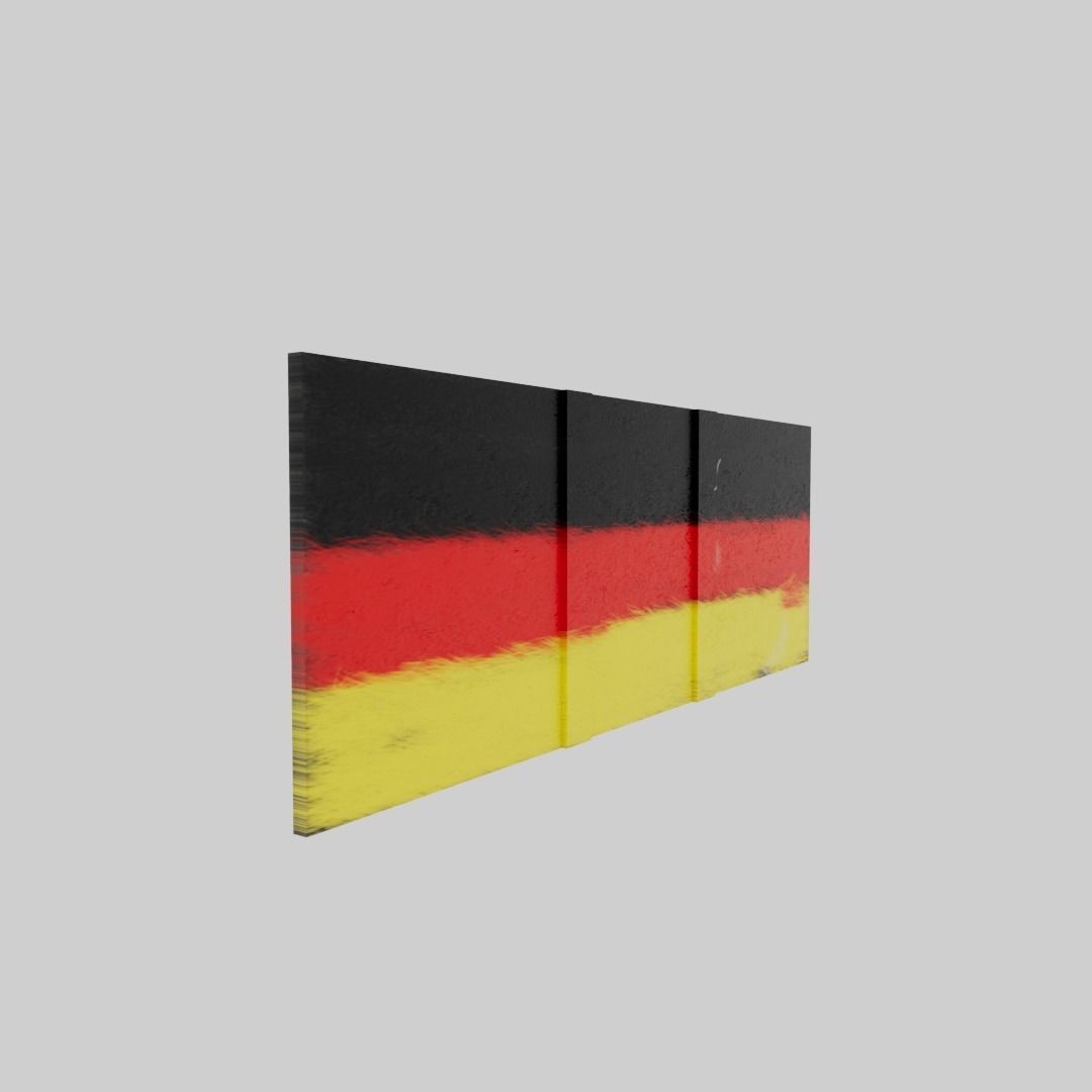 3D model German grafitti wall VR / AR / low-poly | CGTrader
