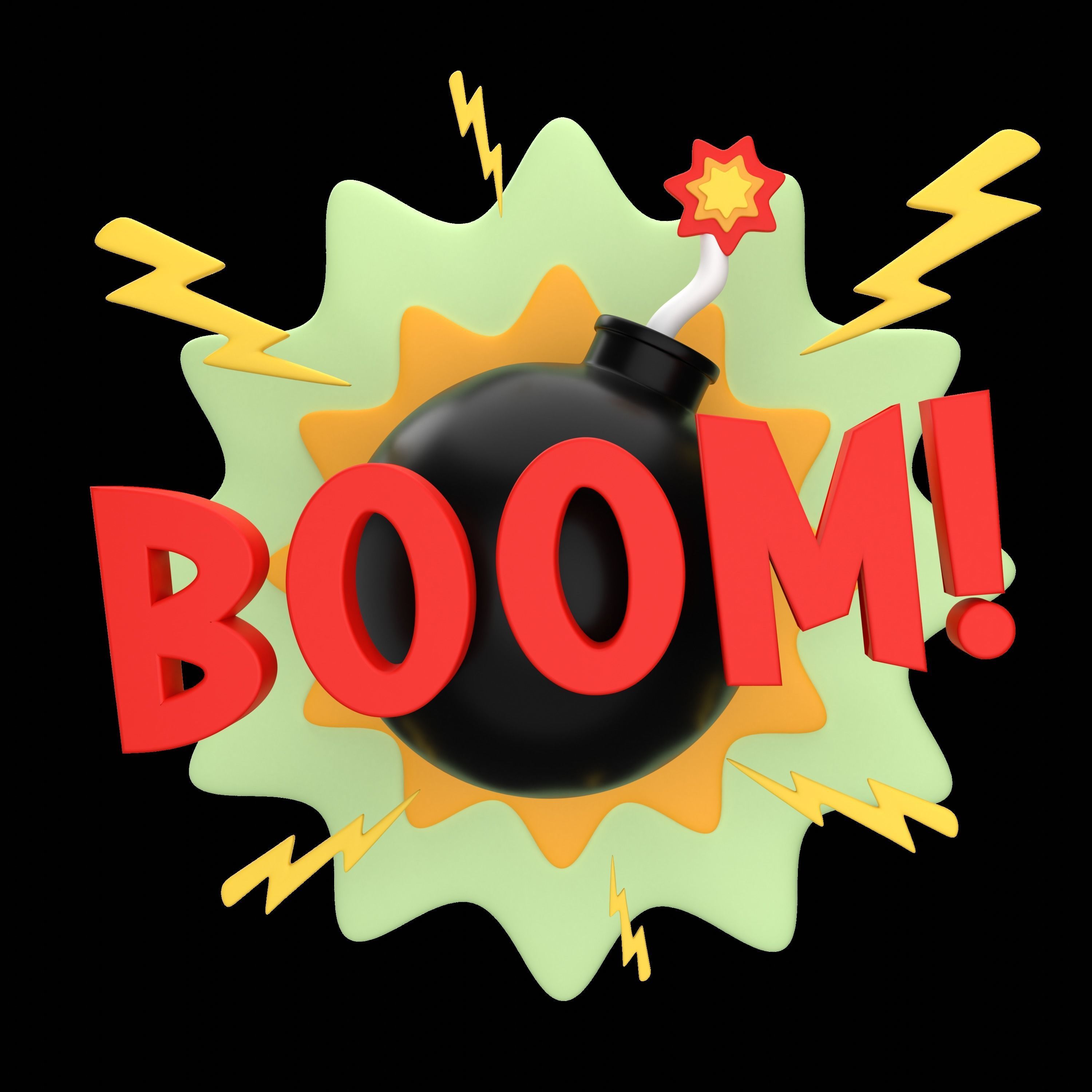 Bomb model and background 3D model | CGTrader