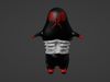 Monster larva with red eyes 3D model | CGTrader