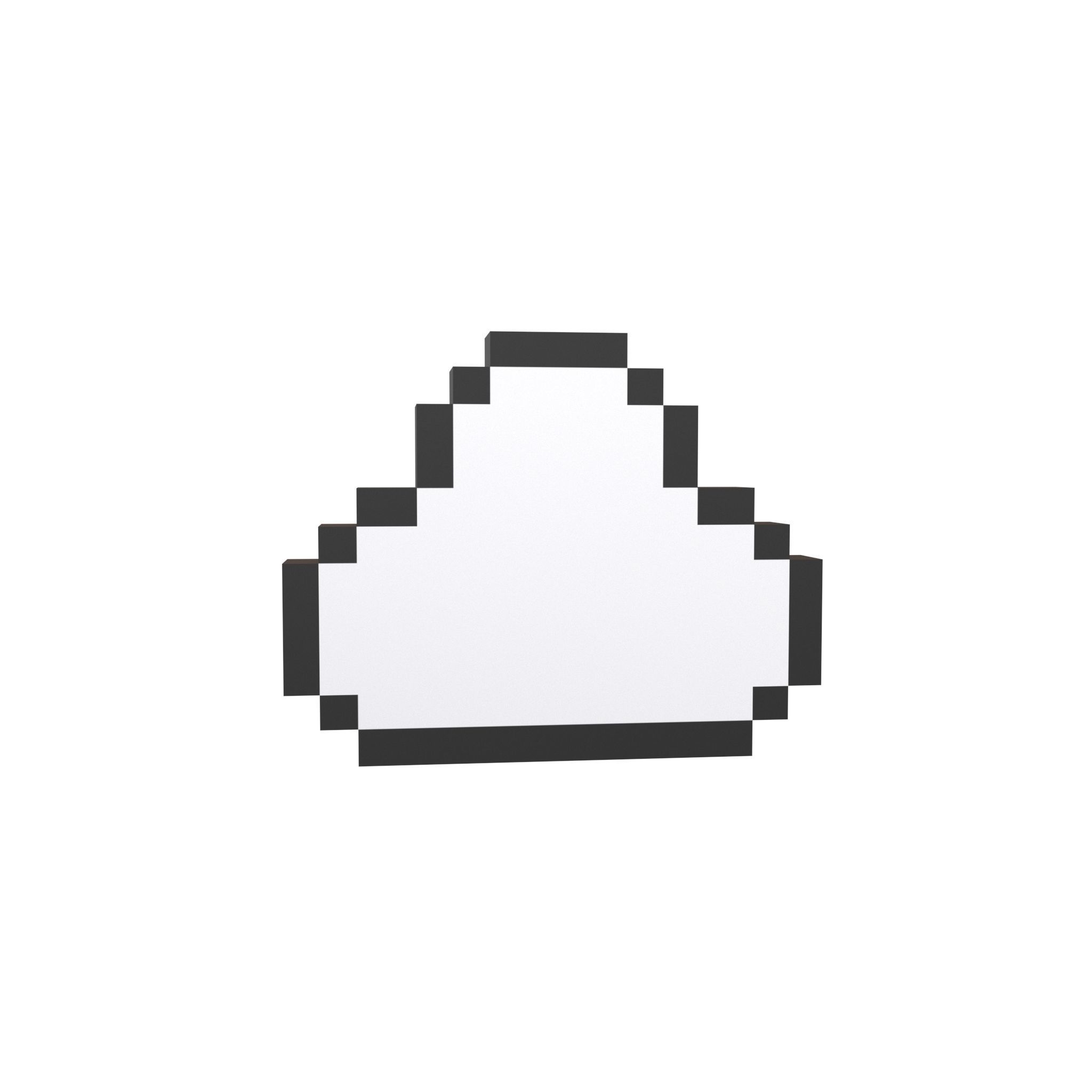 3D model Pixel Cloud V1 001 VR / AR / low-poly | CGTrader