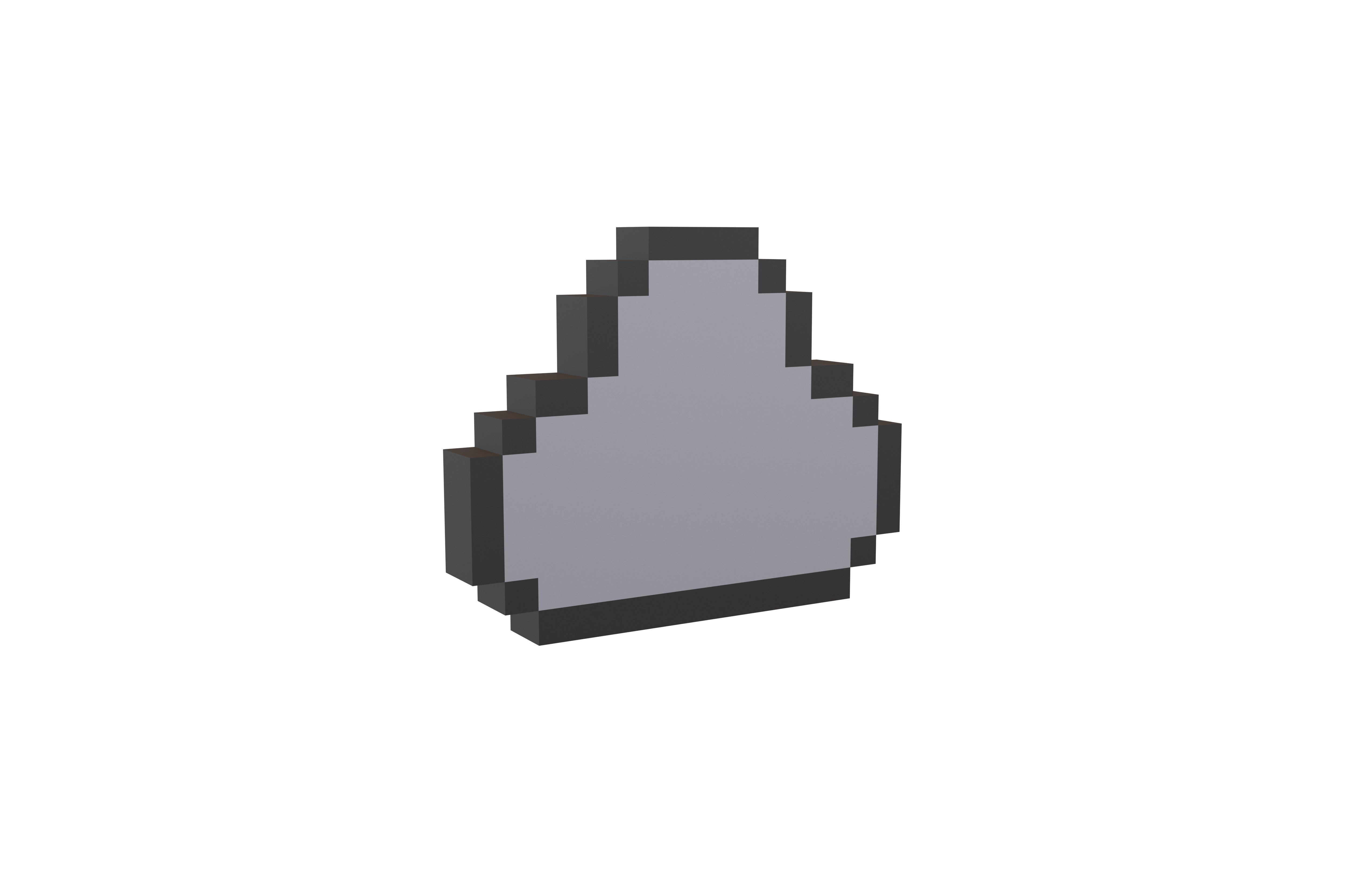 3D model Pixel Cloud V1 002 VR / AR / low-poly | CGTrader
