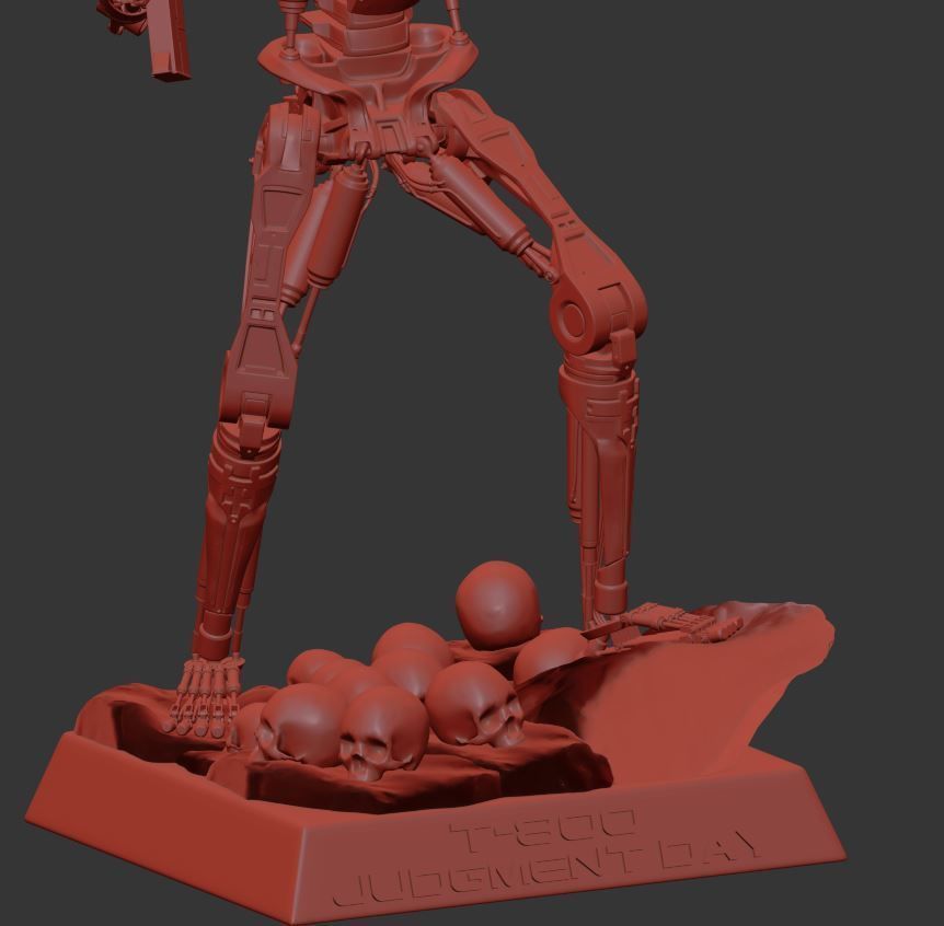 Terminator T-800 Judgment Day 3D model 3D printable | CGTrader