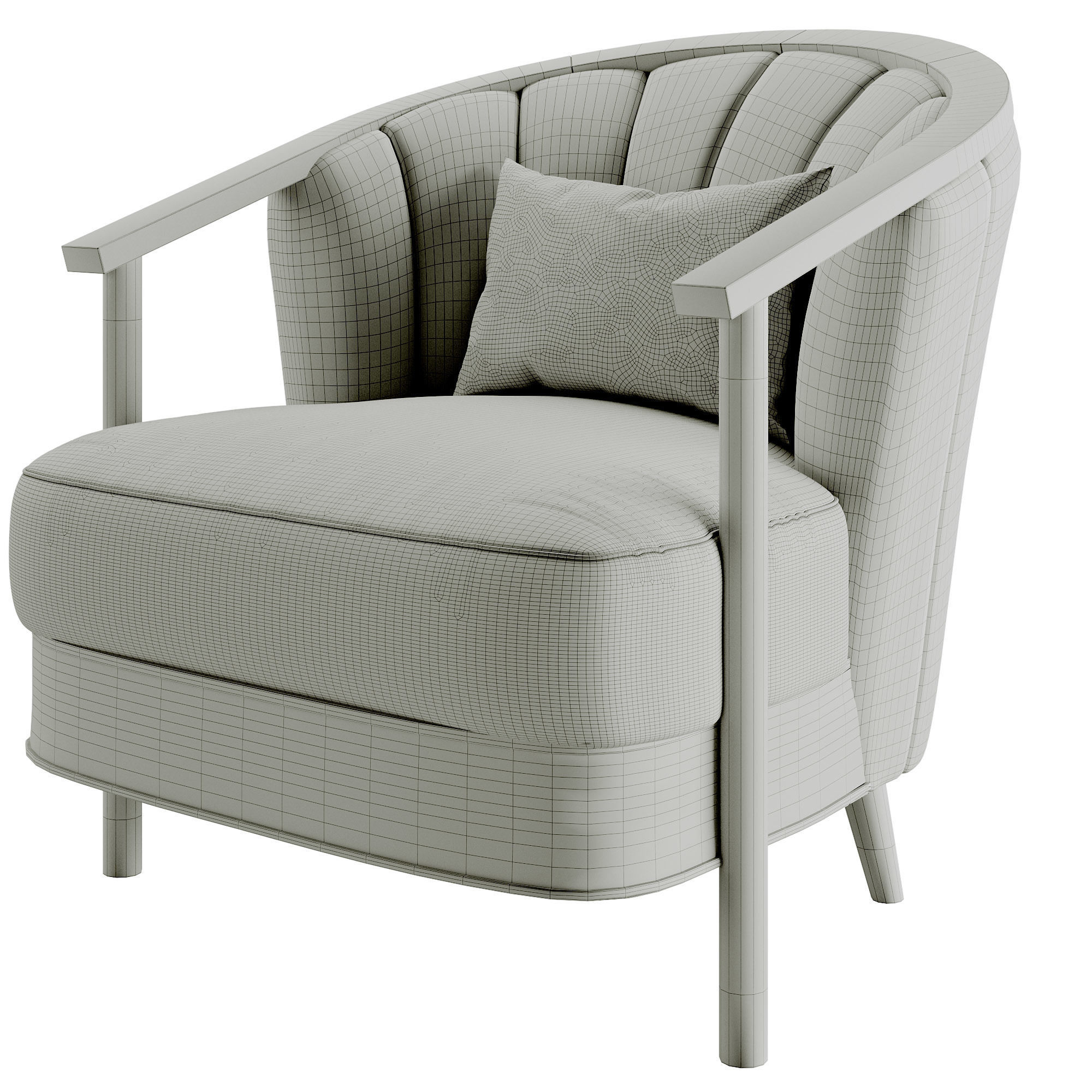Frato Strassbourg Armchair 3D model | CGTrader