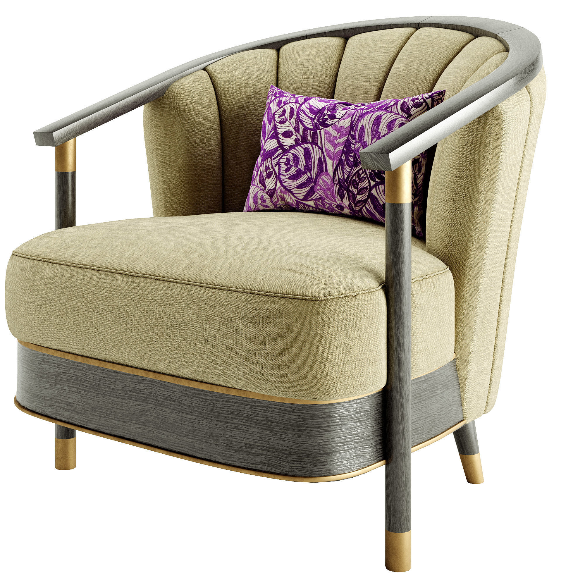 Frato Strassbourg Armchair 3D model | CGTrader