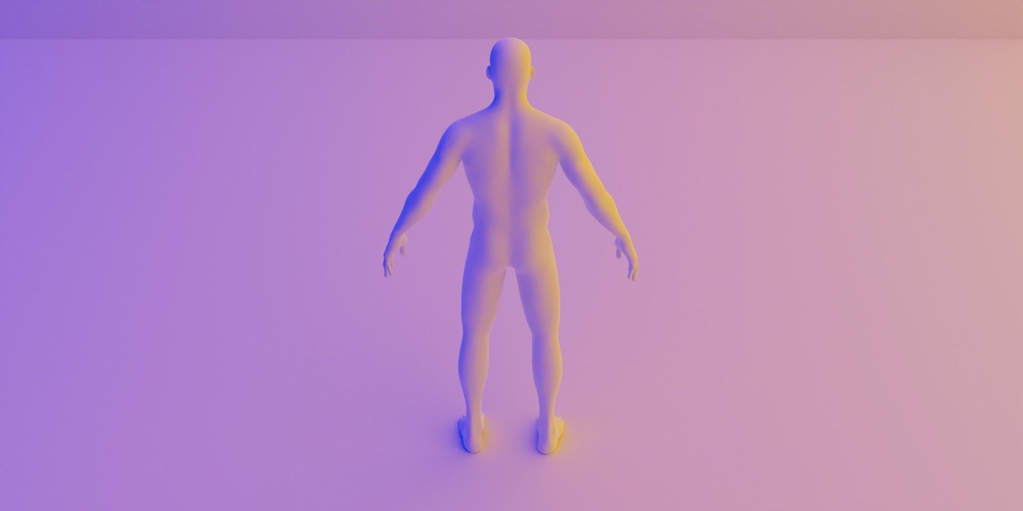 3D model Silver metal human character 3d model VR / AR / low-poly ...