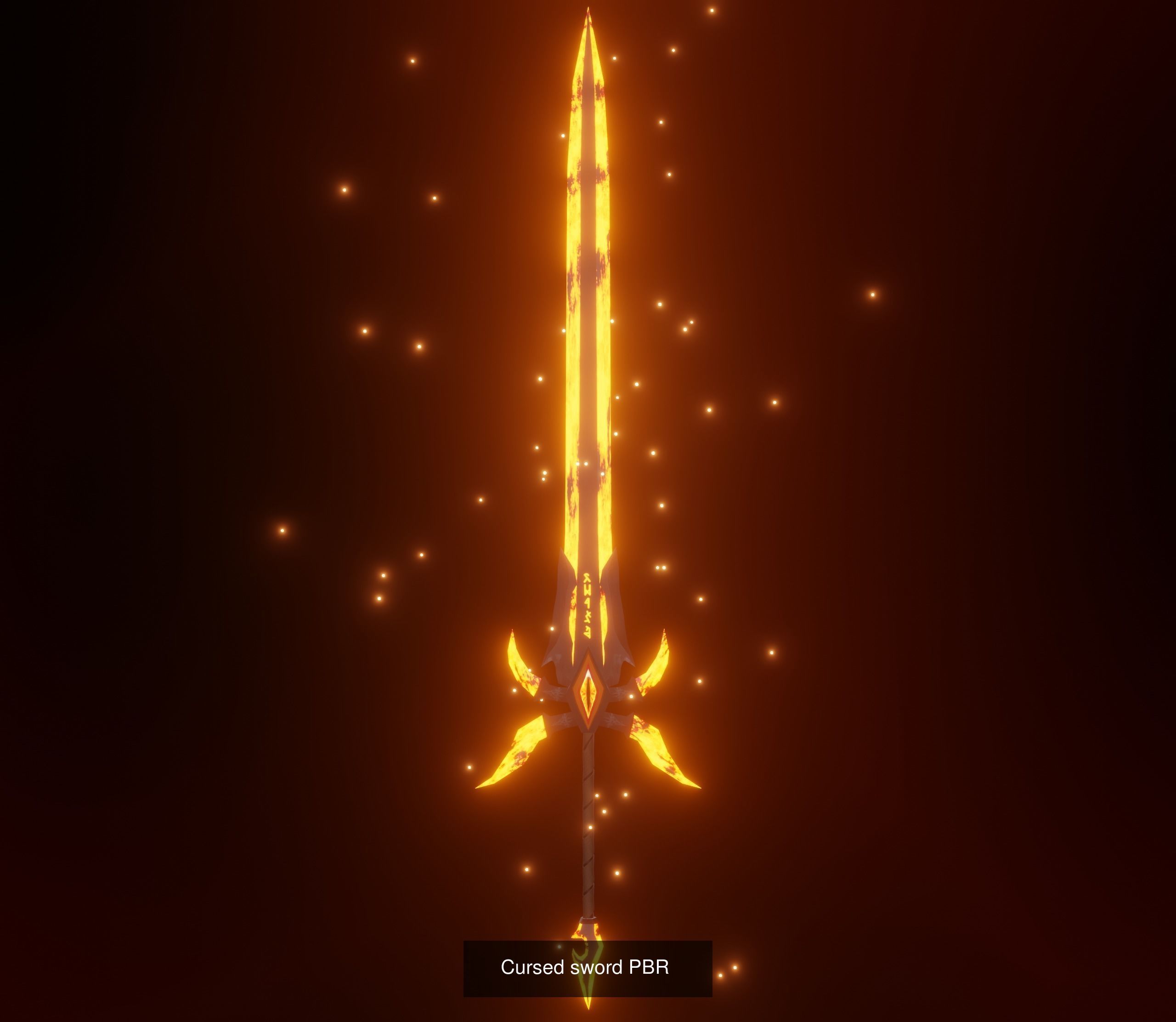 Fantasy sword Collection VR / AR / low-poly | CGTrader