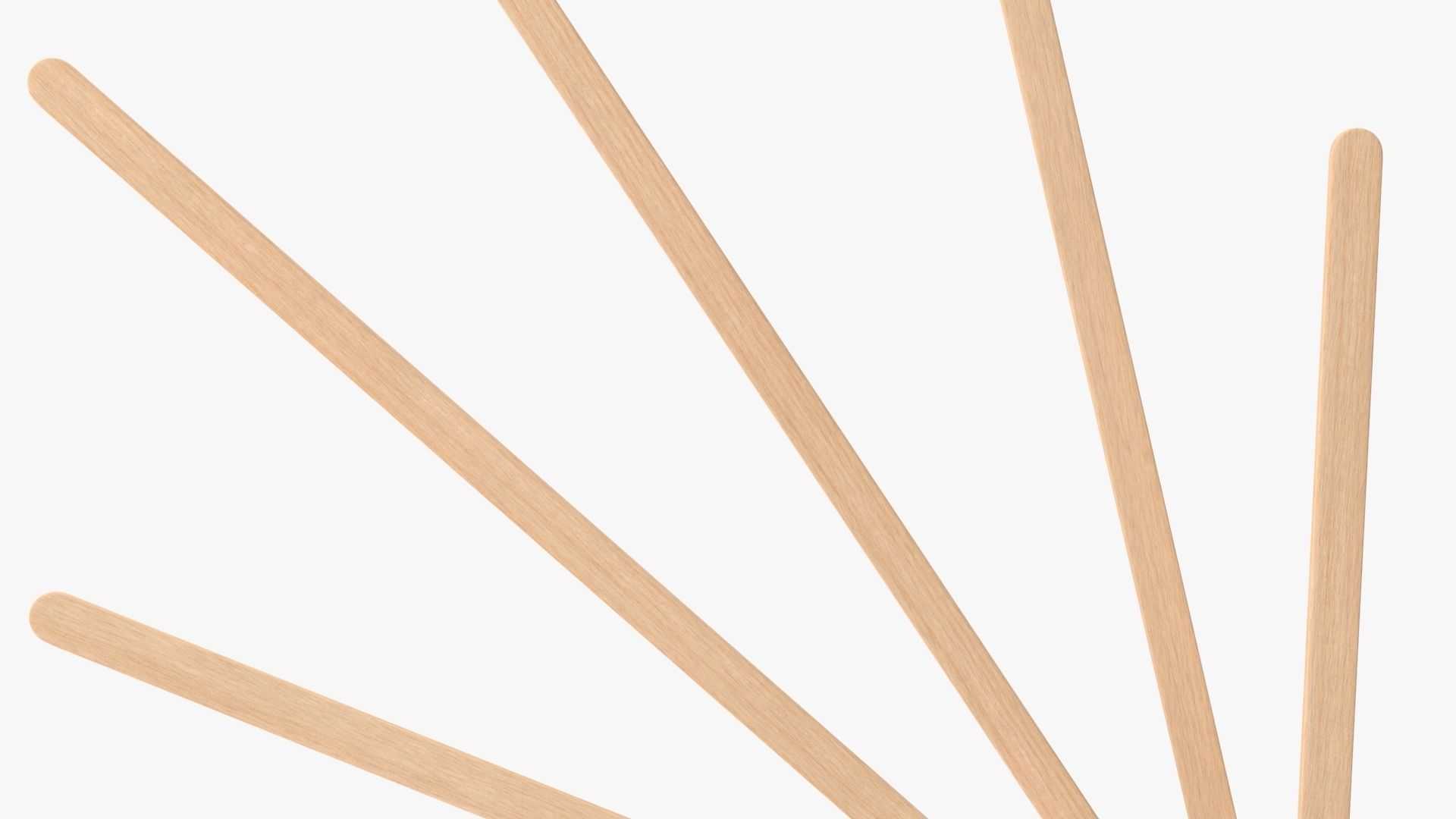 Wooden Coffee Stirrer 3D model | CGTrader