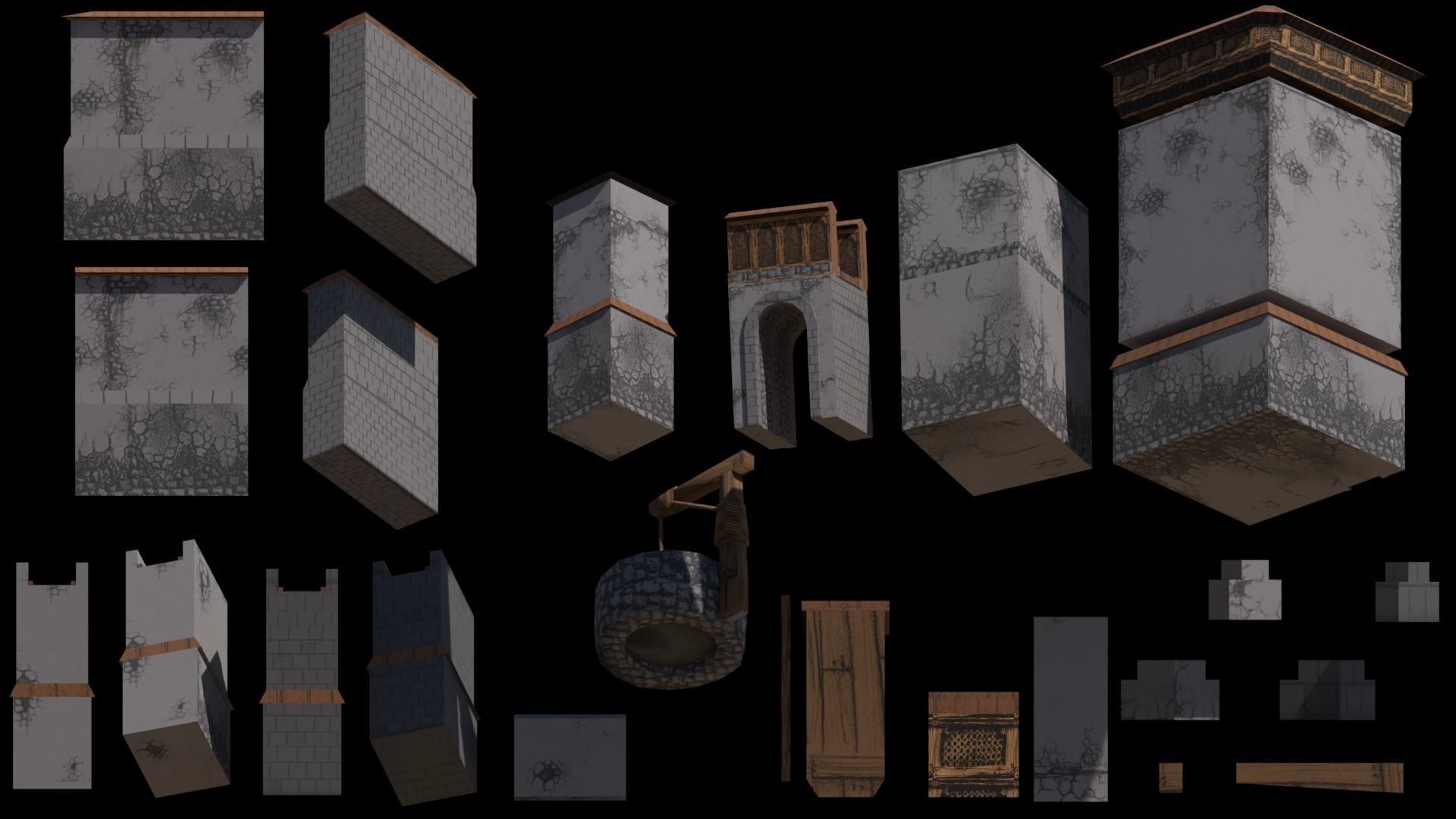 3D model Fortress castle VR / AR / low-poly | CGTrader