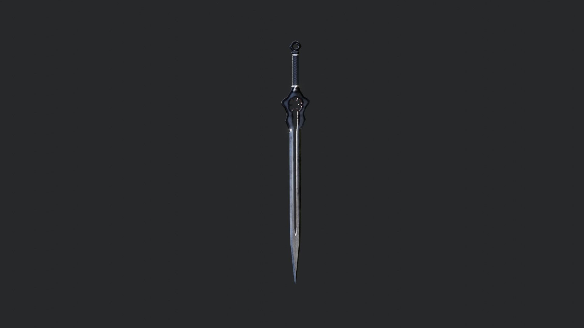 Black Fantasy Sword free VR / AR / low-poly 3D model | CGTrader