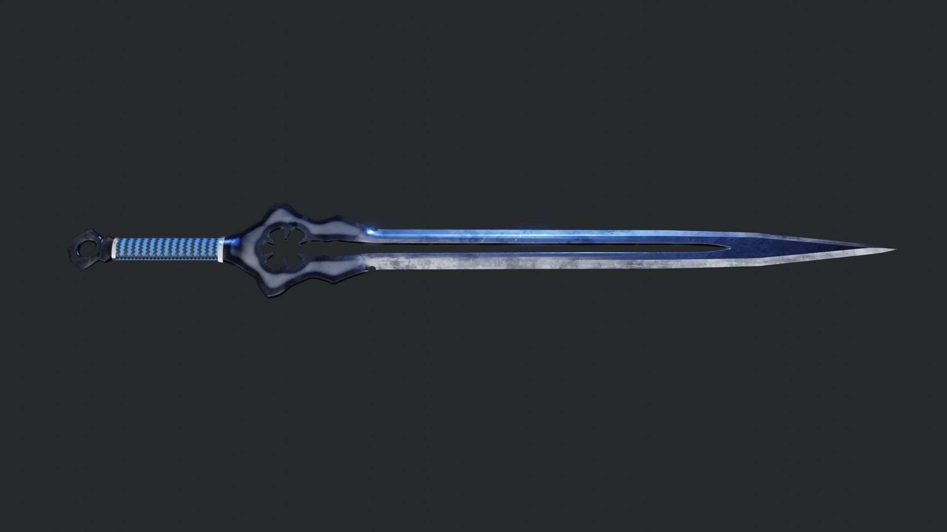 Black Fantasy Sword free VR / AR / low-poly 3D model | CGTrader