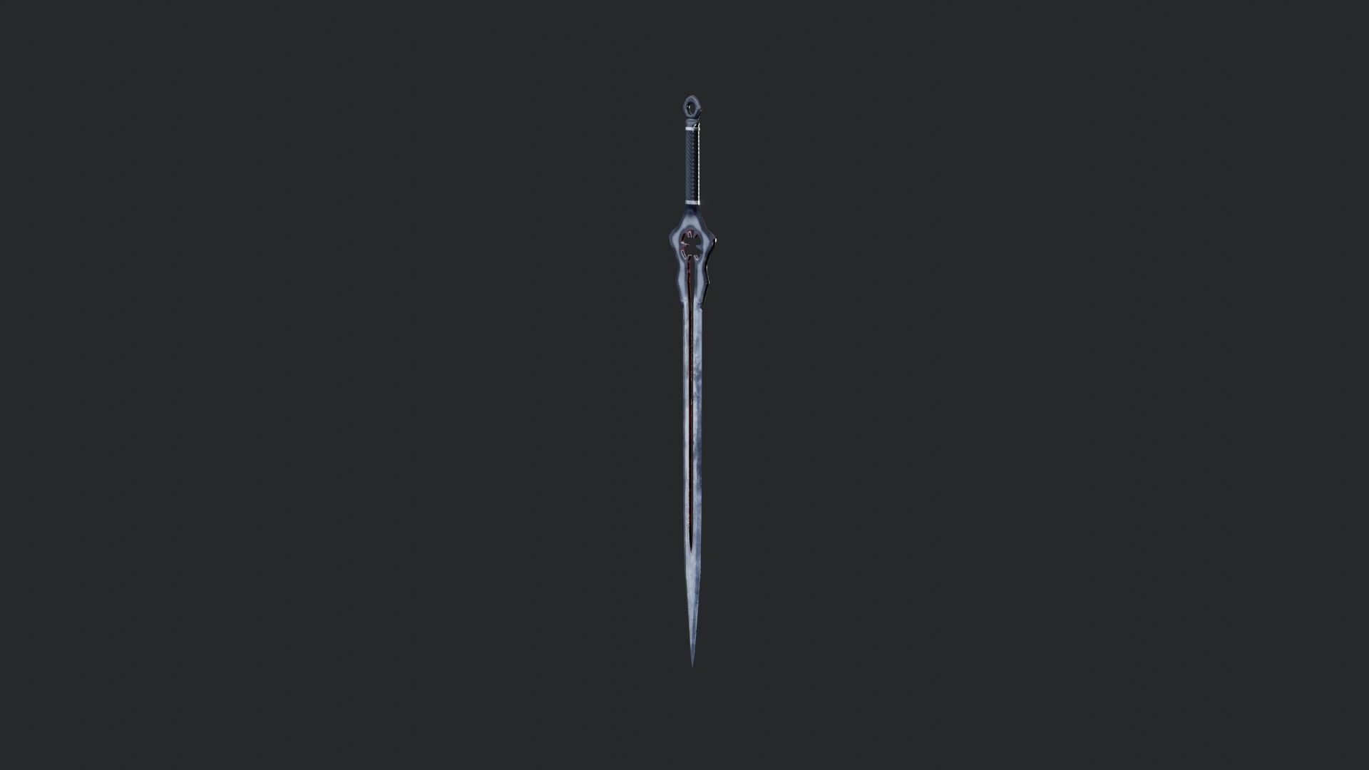 Black Fantasy Sword free VR / AR / low-poly 3D model | CGTrader