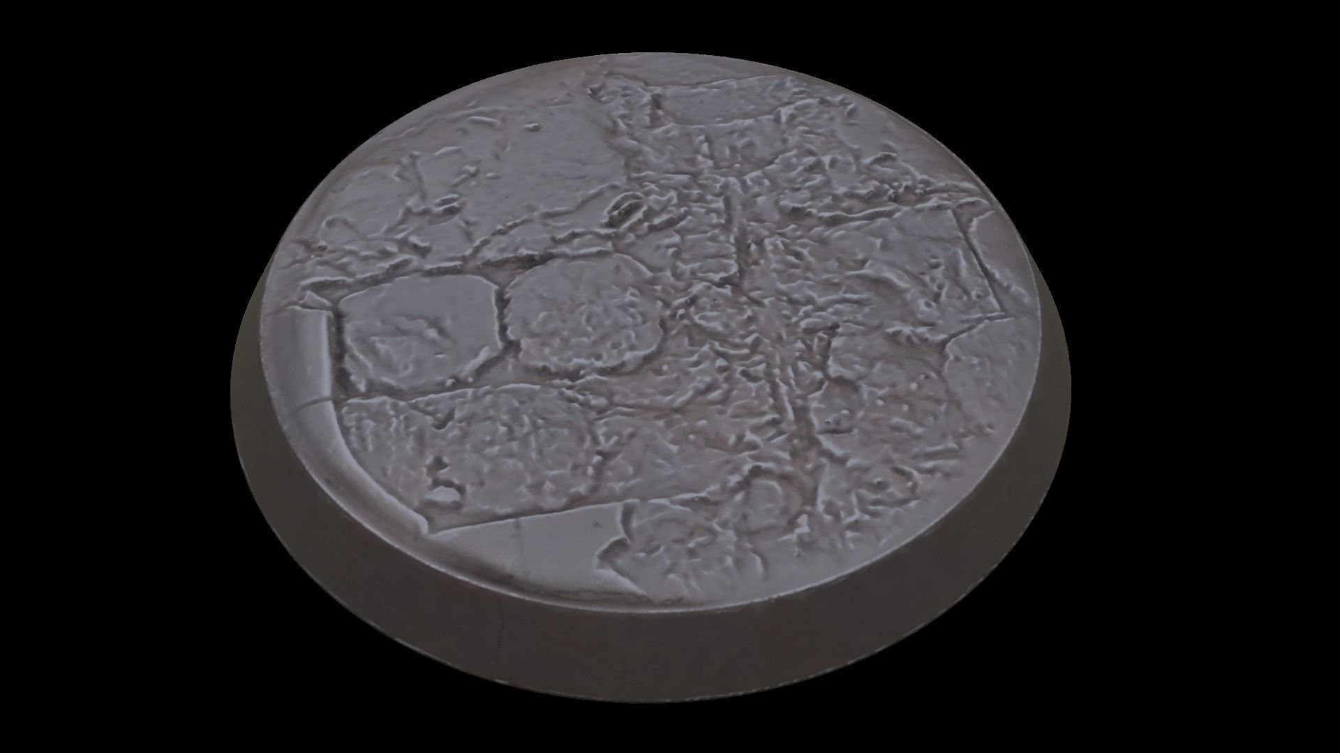 Broken paving miniature bases 3D model 3D printable | CGTrader