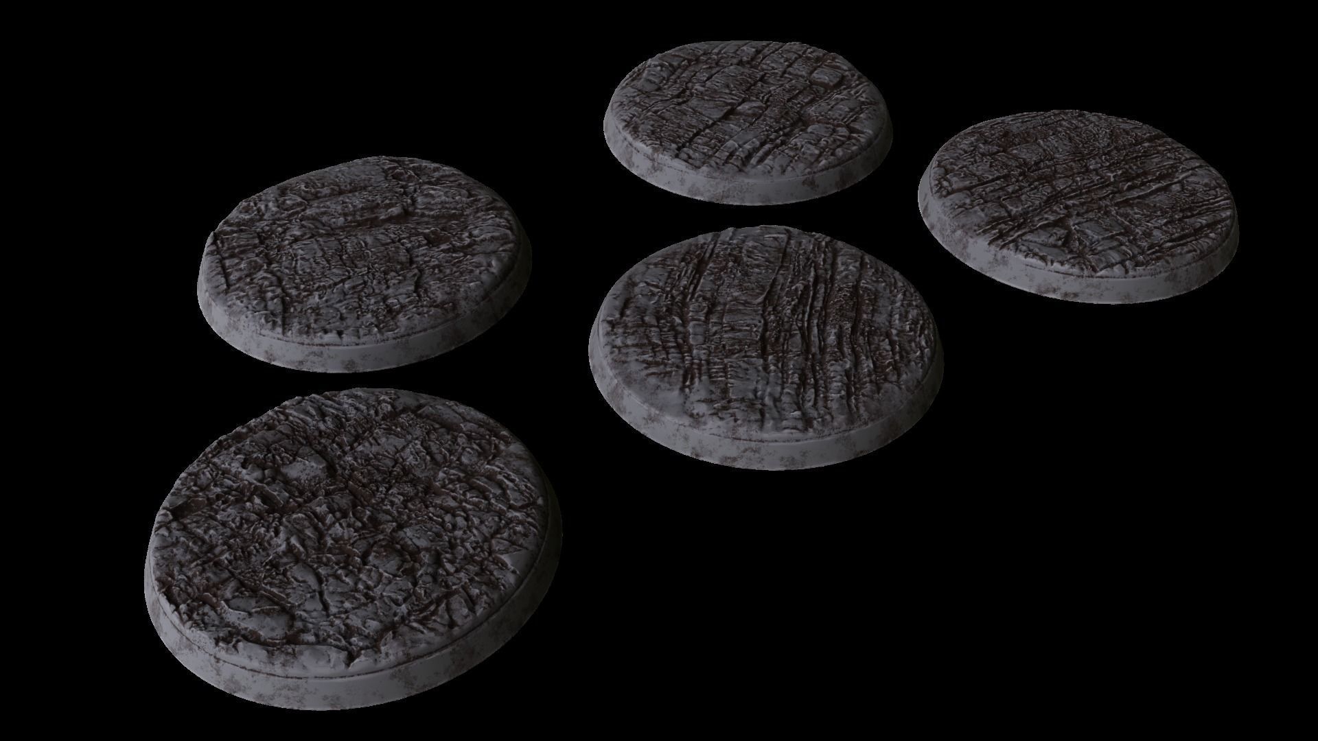 Lava bases 3D model 3D printable | CGTrader
