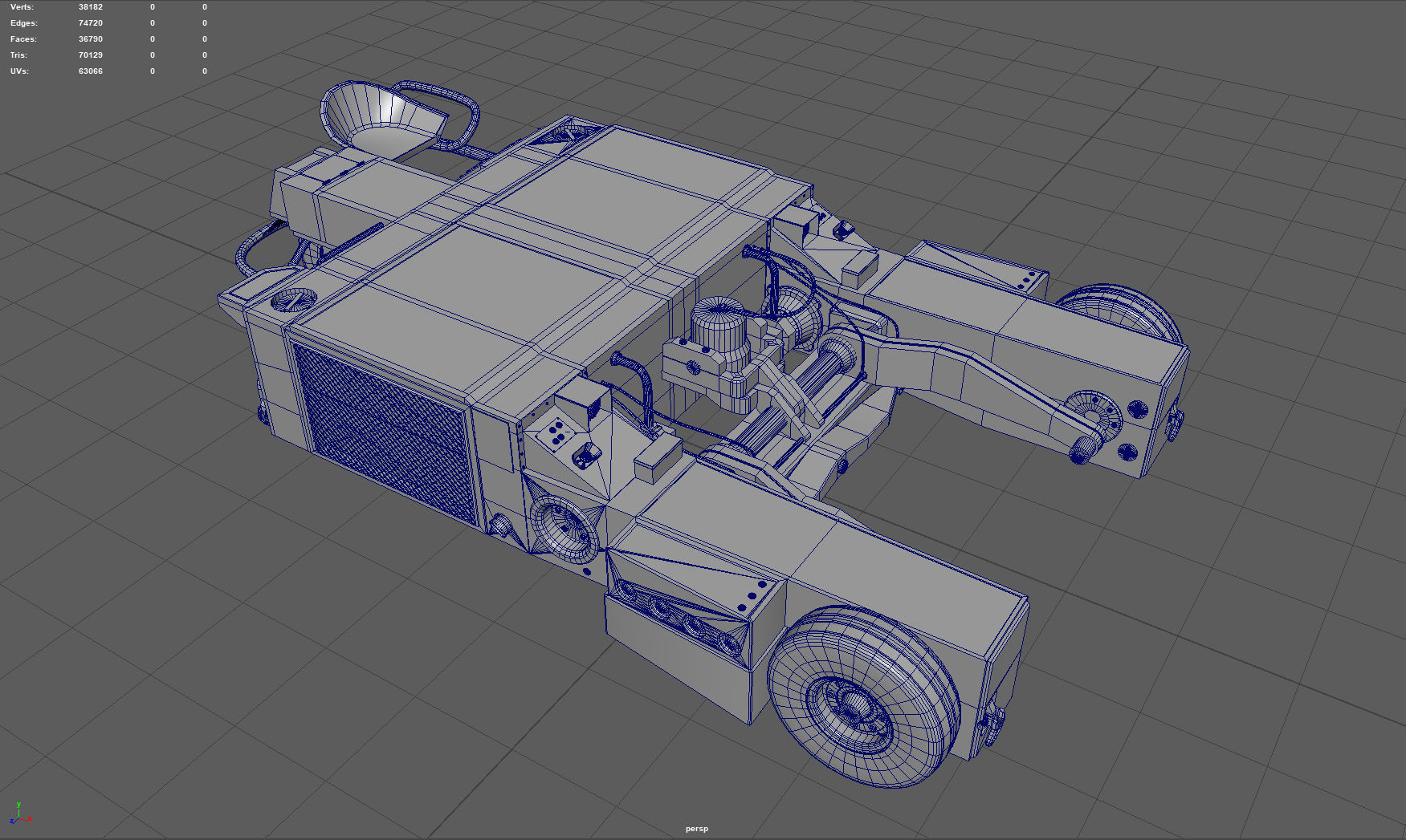 US NAVY Tractor AS32 3D model | CGTrader