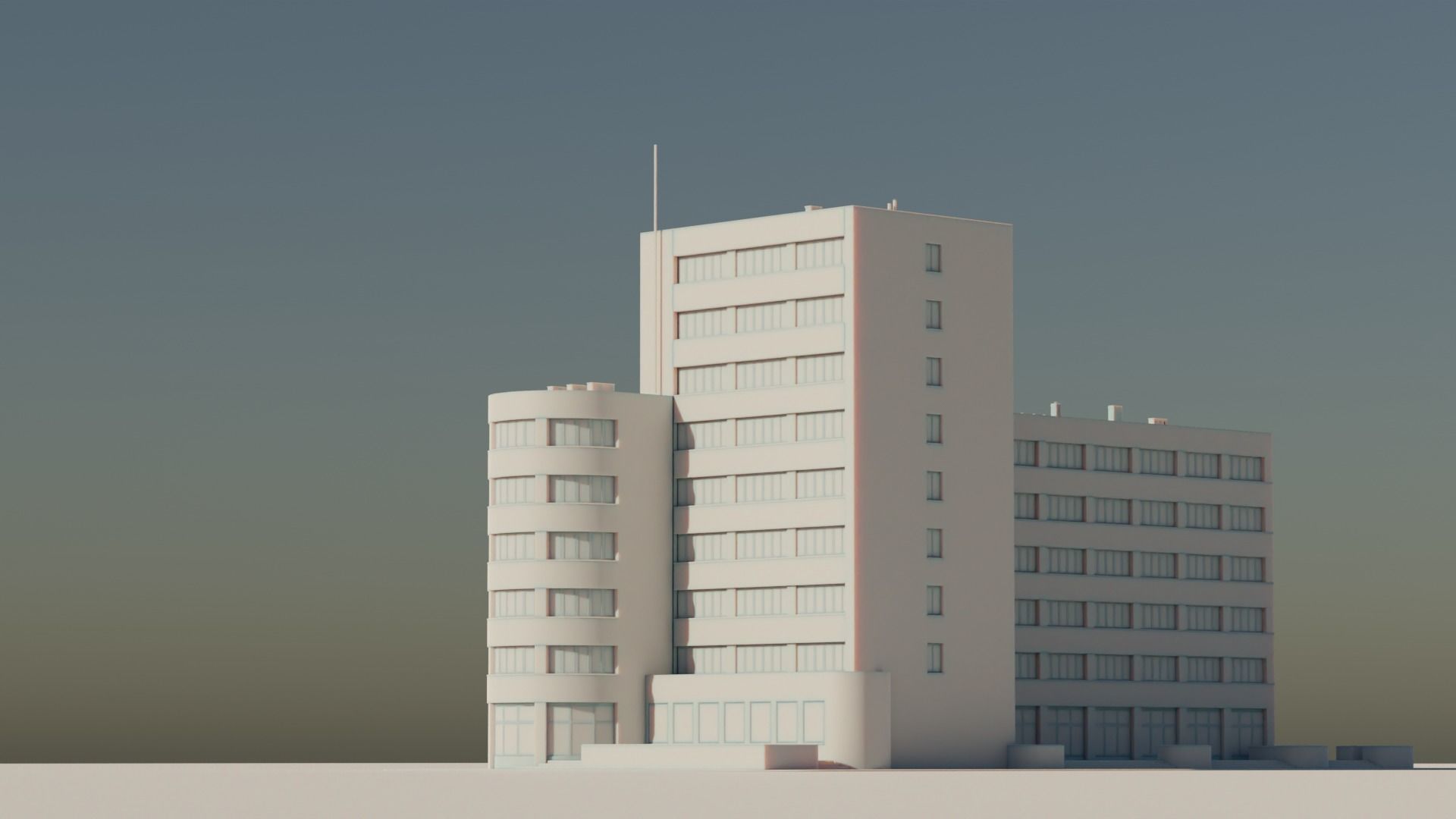 3D model Eastern European Building 003 VR / AR / low-poly | CGTrader