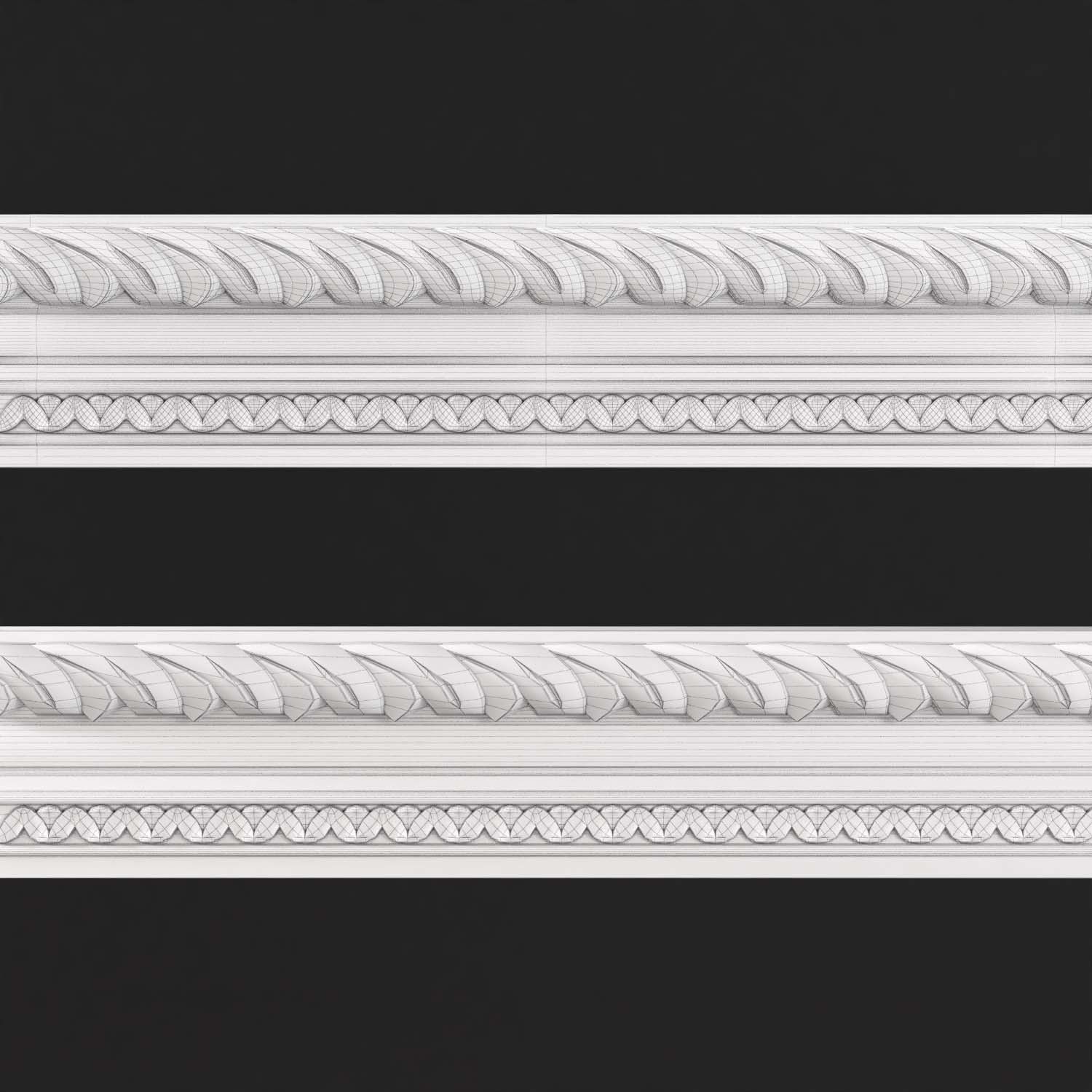 Cornice001 classic 3D model | CGTrader