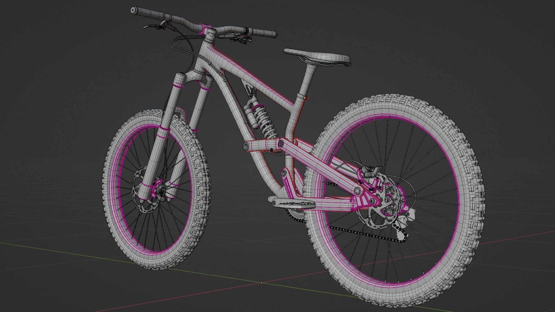 Realistic Mountain Bike Rigged Scott Voltage FR DH MTB bicycle free VR ...