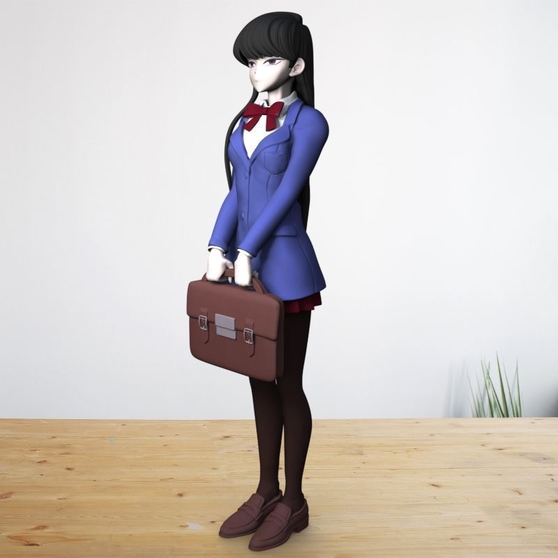 KOMI SAN WA KOMYUSHOU DESU 3D model 3D printable | CGTrader