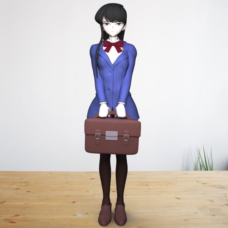 KOMI SAN WA KOMYUSHOU DESU 3D model 3D printable | CGTrader